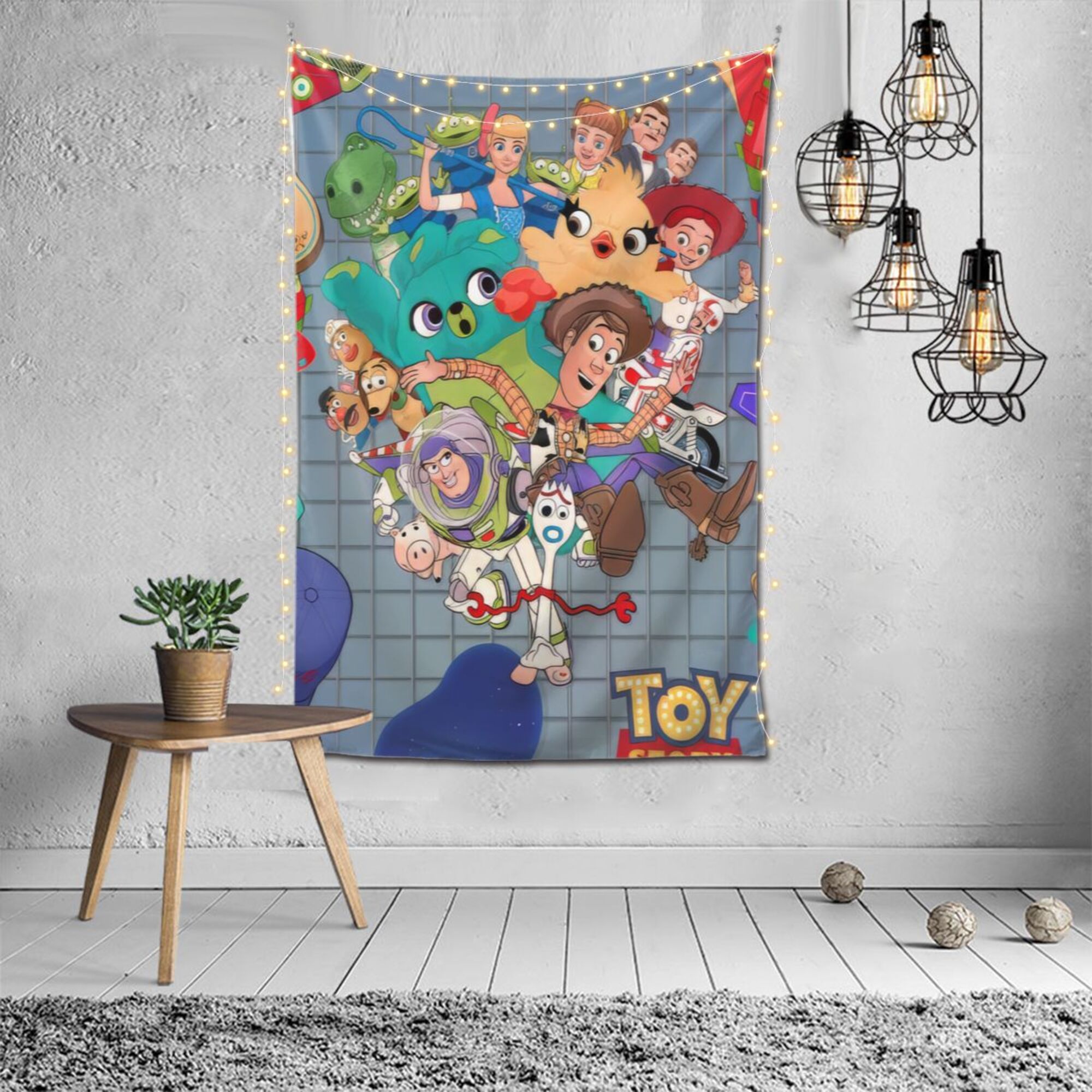 Toy Story Tapestry Aesthetic Cute Room Decor Tapestry Birthday ...
