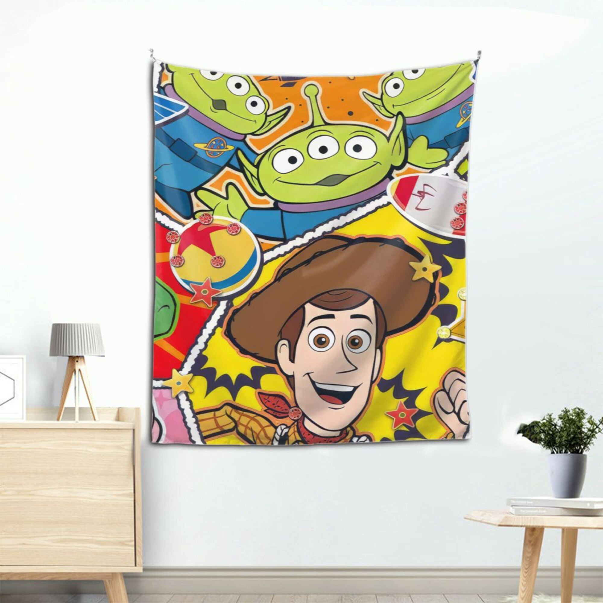 Toy Story Tapestry Aesthetic Cute Room Decor Tapestry Birthday ...