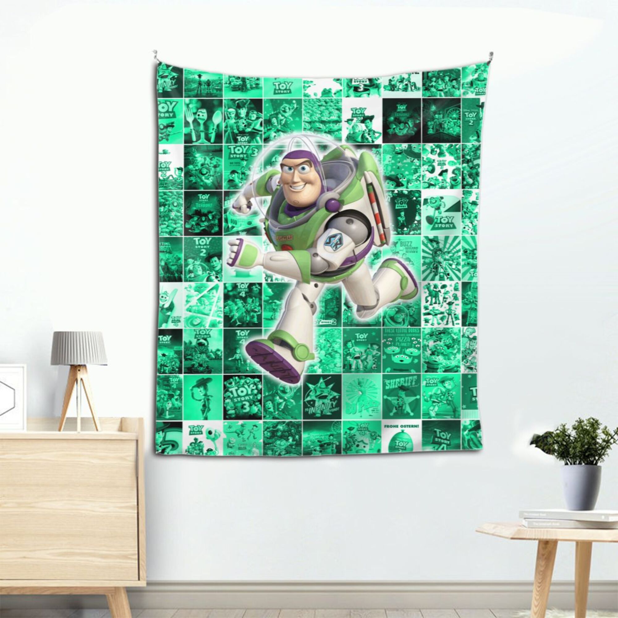Toy Story Tapestry Aesthetic Cute Room Decor Tapestry Birthday ...