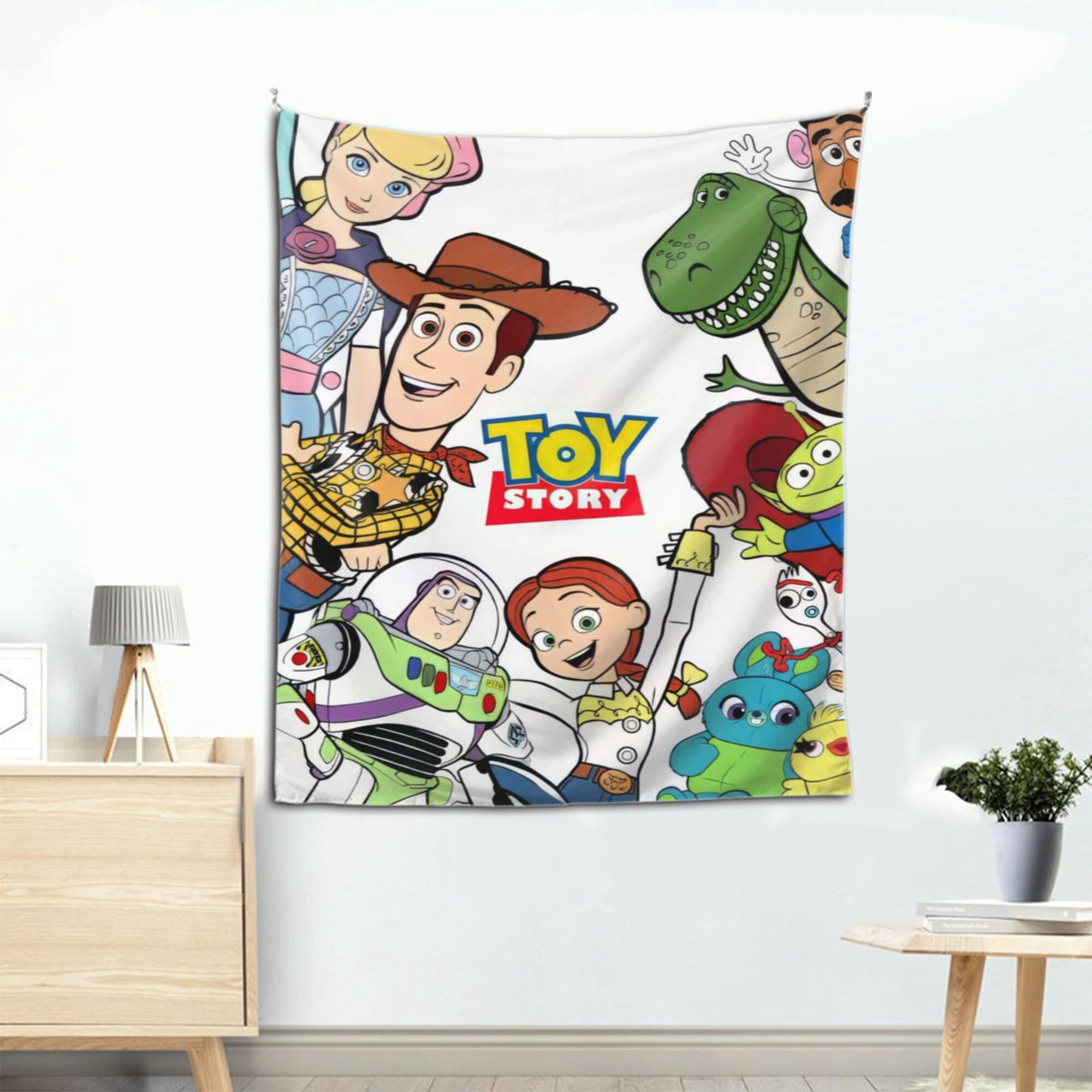 Toy Story Tapestry Aesthetic Cute Room Decor Tapestry Birthday ...