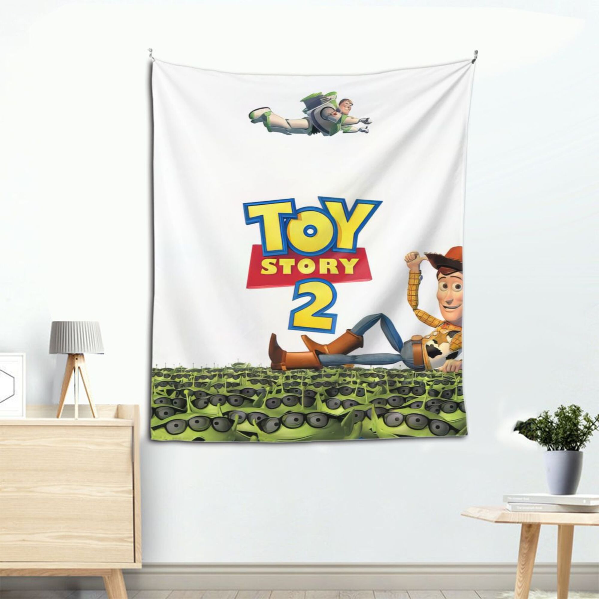 Toy Story Tapestry Aesthetic Cute Room Decor Tapestry Birthday ...