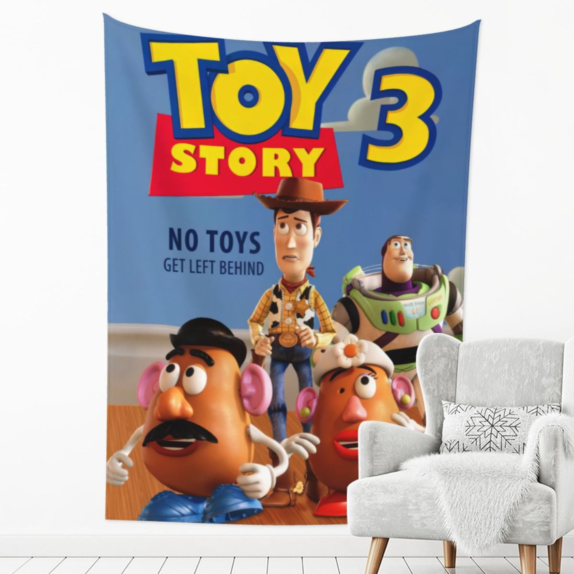 Toy Story Tapestry Aesthetic Cute Room Decor Tapestry Birthday ...
