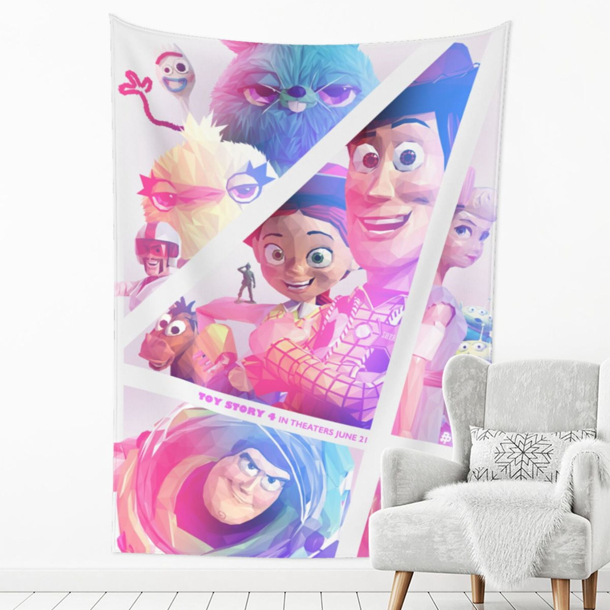 Toy Story Tapestry Aesthetic Cute Room Decor Tapestry Birthday ...