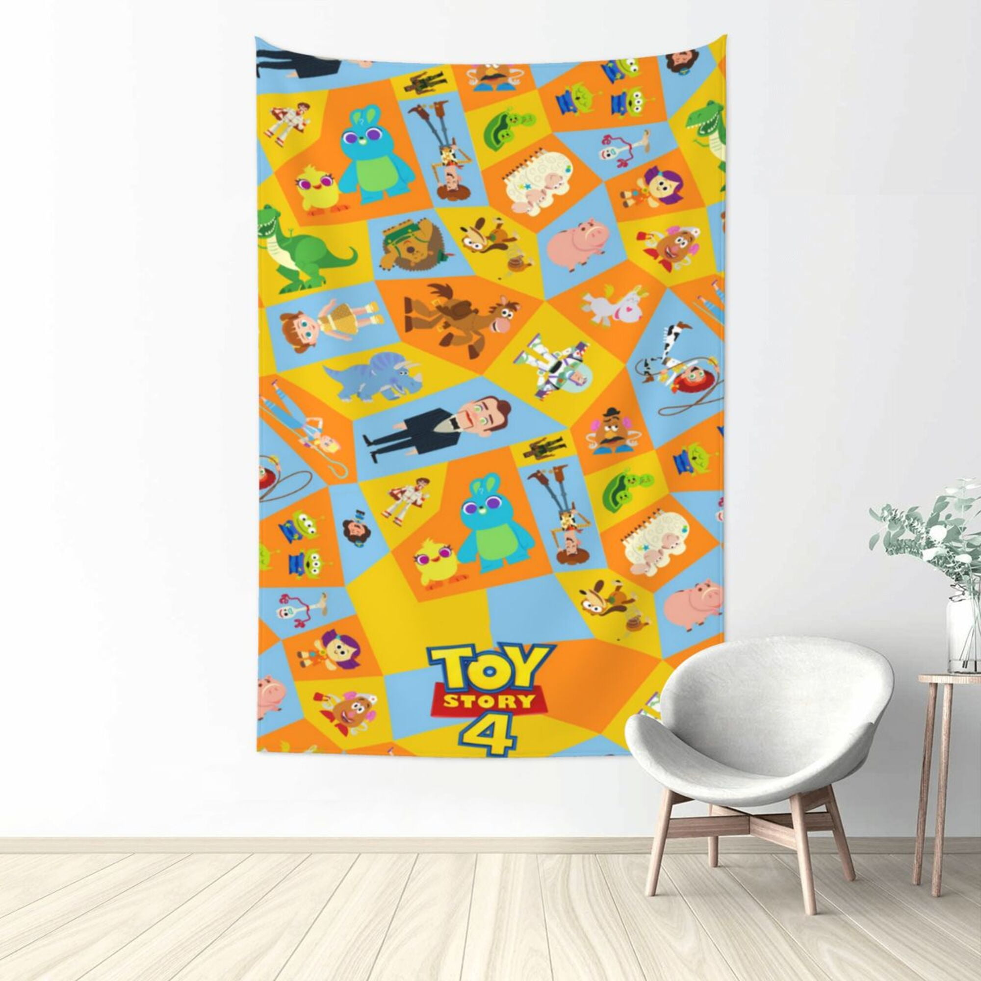 Toy Story Tapestry Cartoon Print Wall Art Hanging Tapestry Anime ...