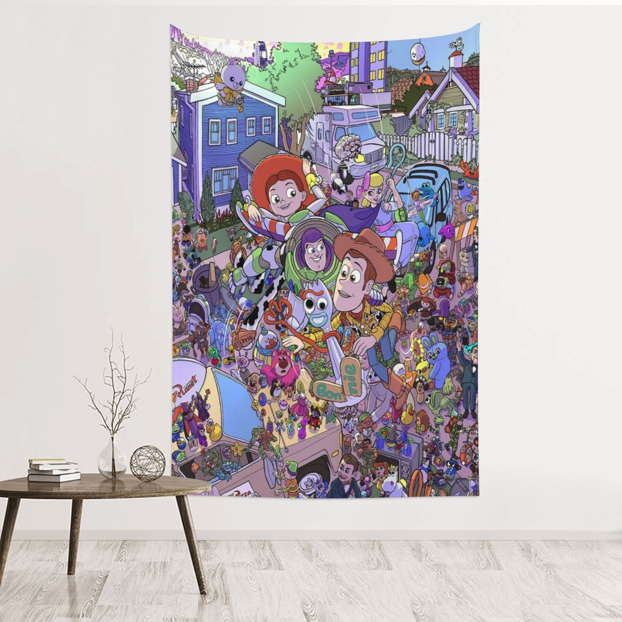 Toy Story Tapestry for Men, Boys Bedroom Living Room Dorm Wall Decor ...