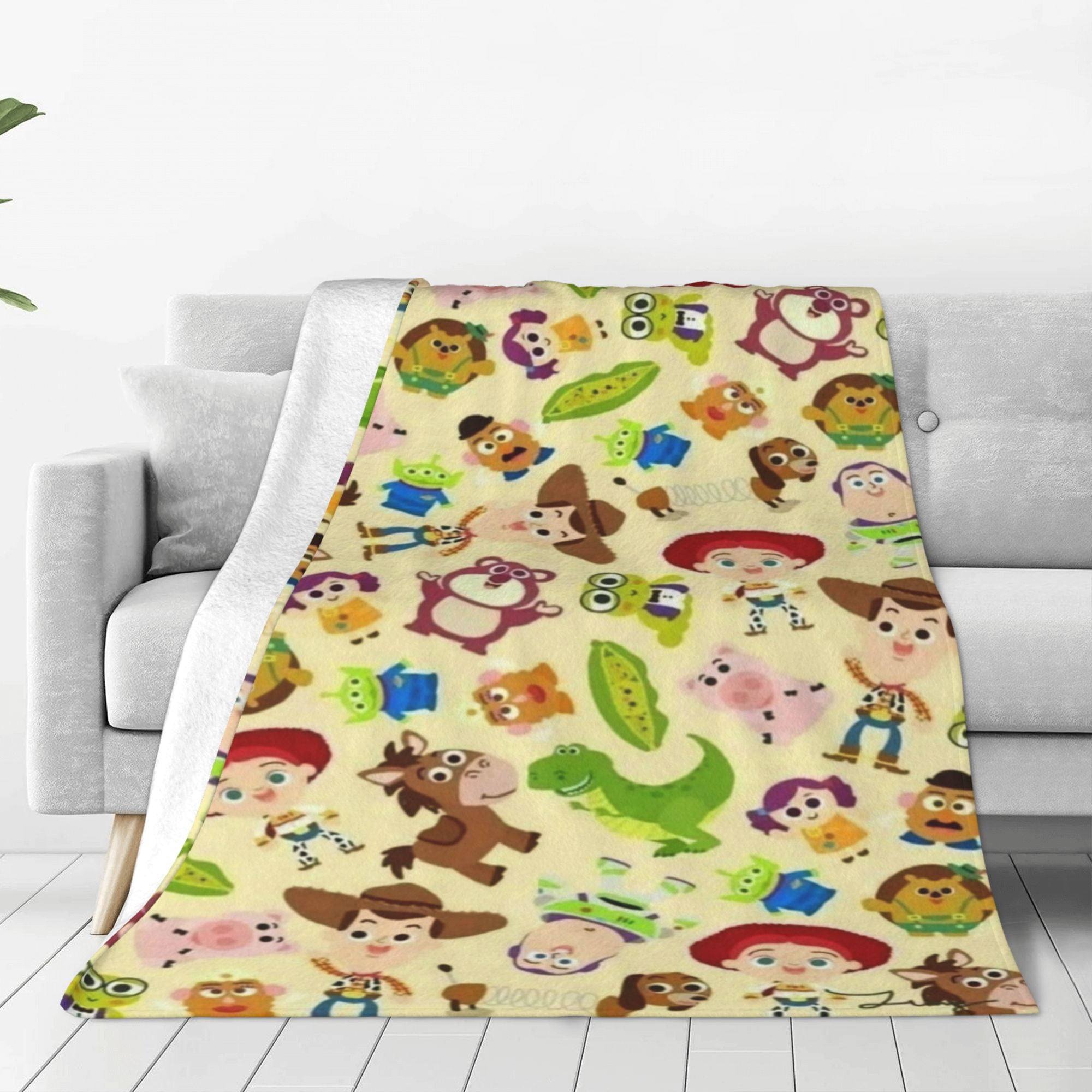 Toy Story Throw Blanket Soft Plush Travel Blanket For Bedroom Living ...
