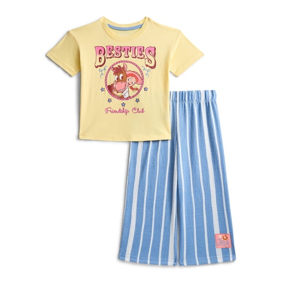 Toy Story Toddler Girls Graphic Tee and Stripe Pants Set, 2-Piece ...
