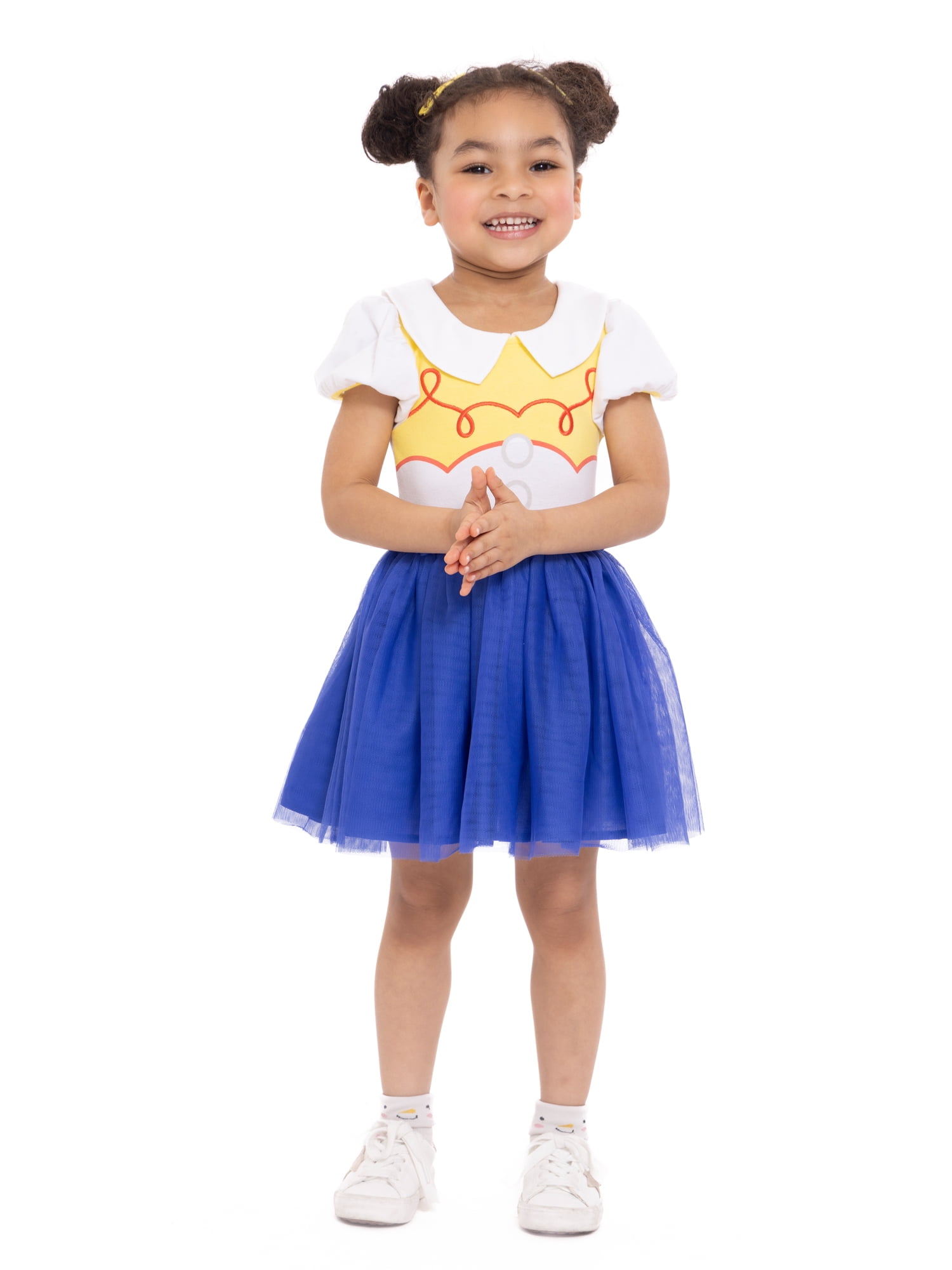 Toy Story Toddler Girls Jessie Puff Sleeve Cosplay Tutu Dress, Sizes 12 ...