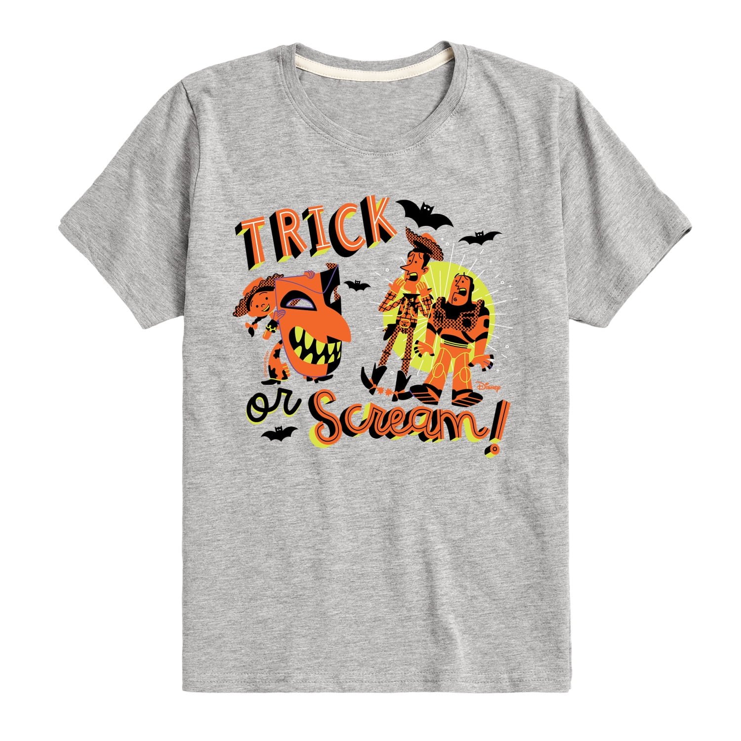 Toy Story - Trick Or Scream - Toddler & Youth Short Sleeve Graphic T ...