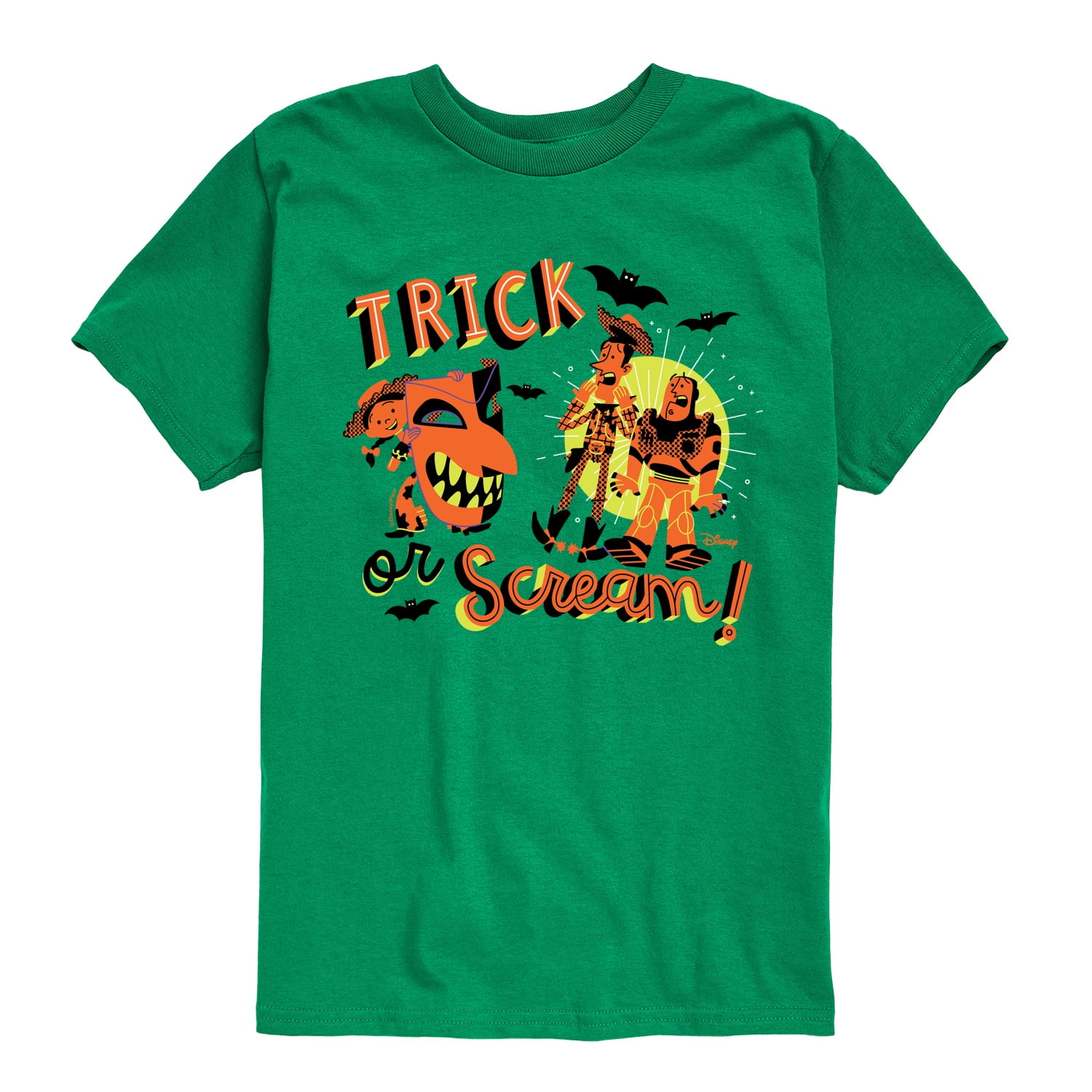Toy Story - Trick Or Scream - Toddler & Youth Short Sleeve Graphic T ...