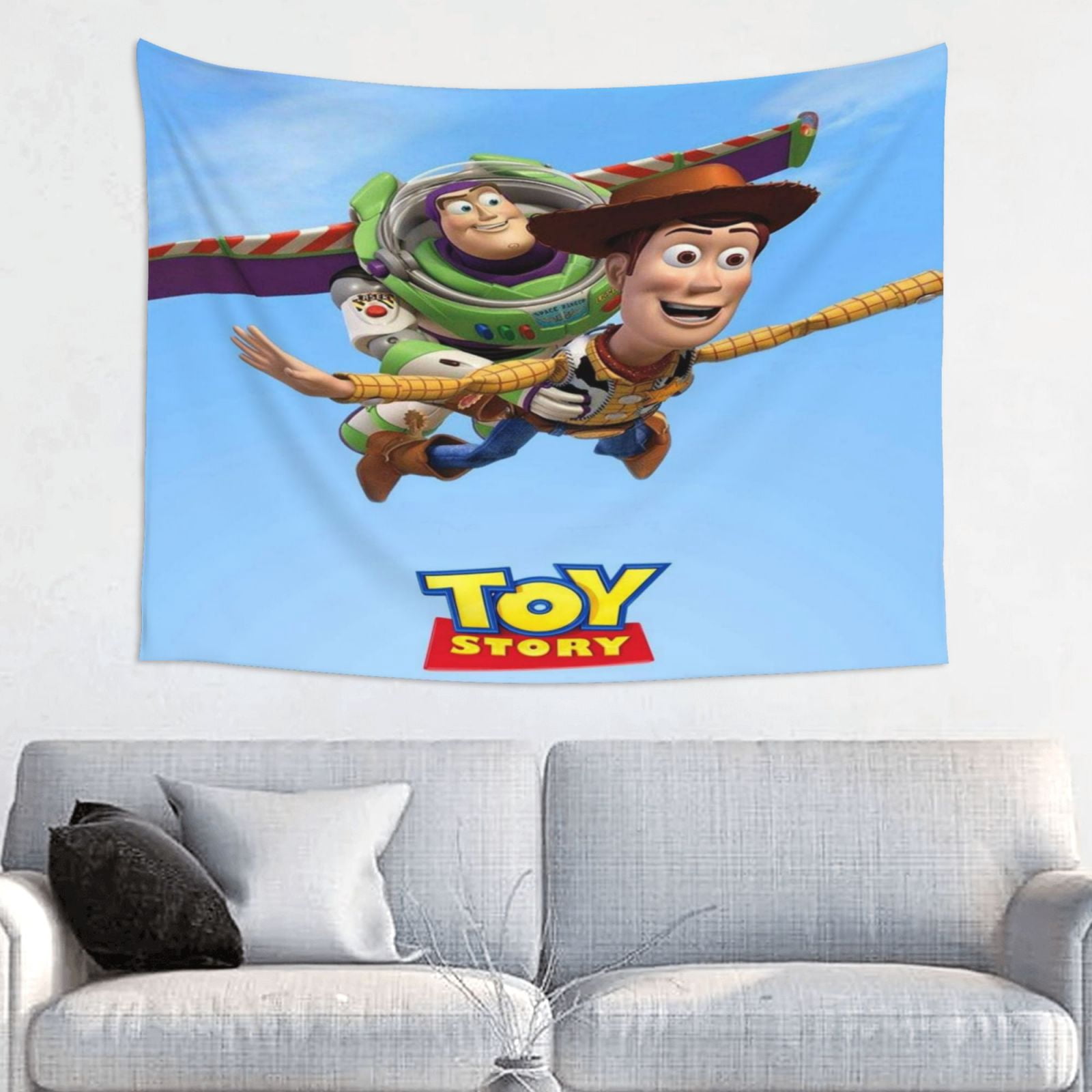 Toy Stor Wall Tapestry Anime Poster for Bedroom Aesthetics Funny Room ...