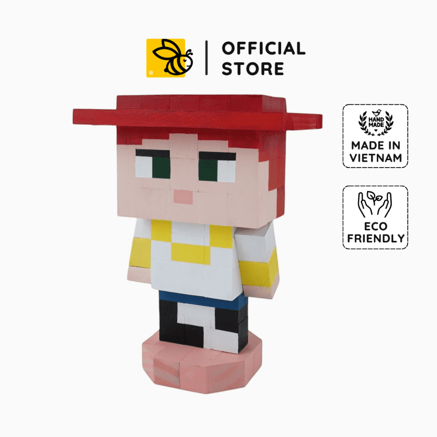 Toy Story Wooden Model Inspired by Inside Out, Unique Toy Pixel Block ...