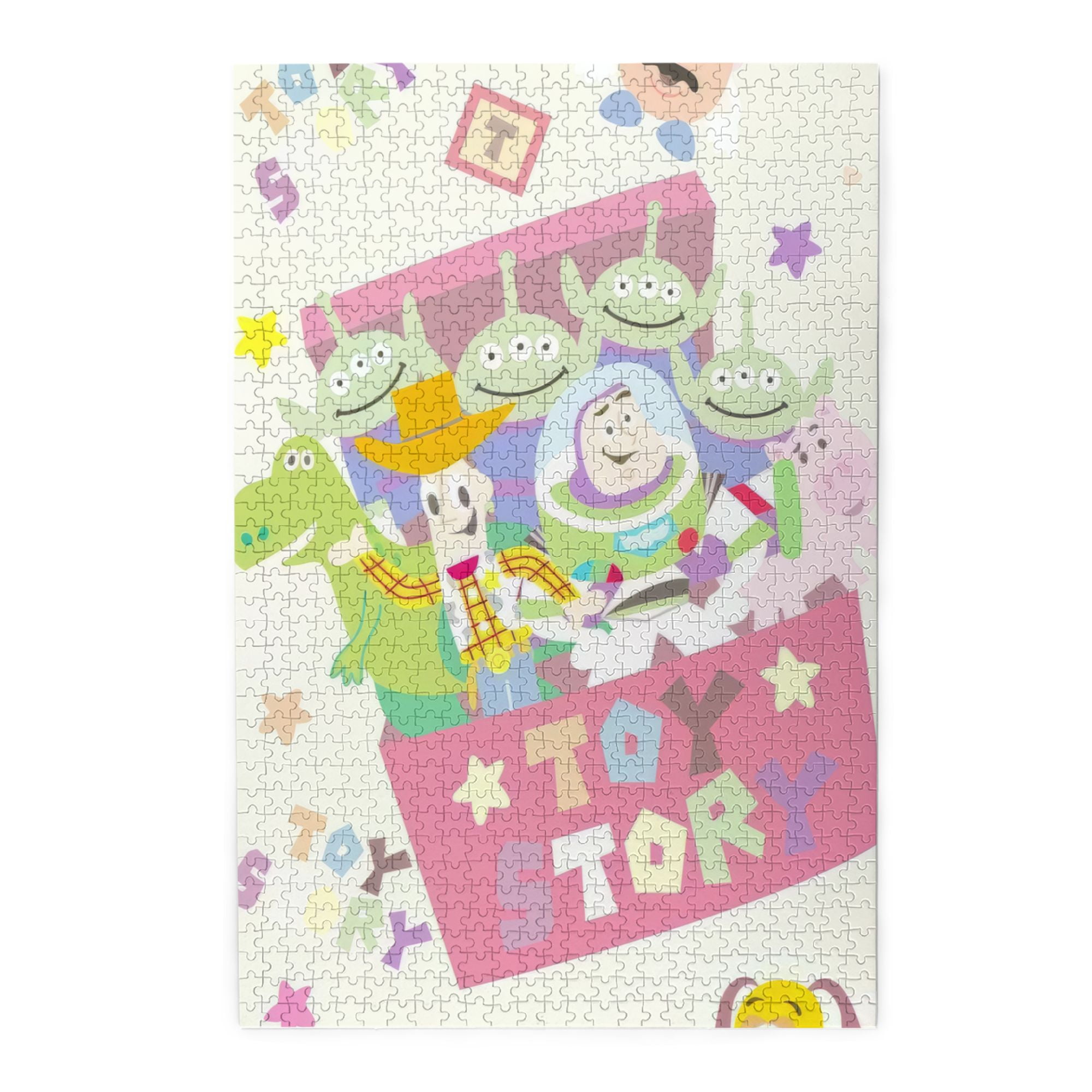 Toy Story Wooden Puzzle 1000 PCS in Plastic Box, DIY Jigsaw Puzzle for ...
