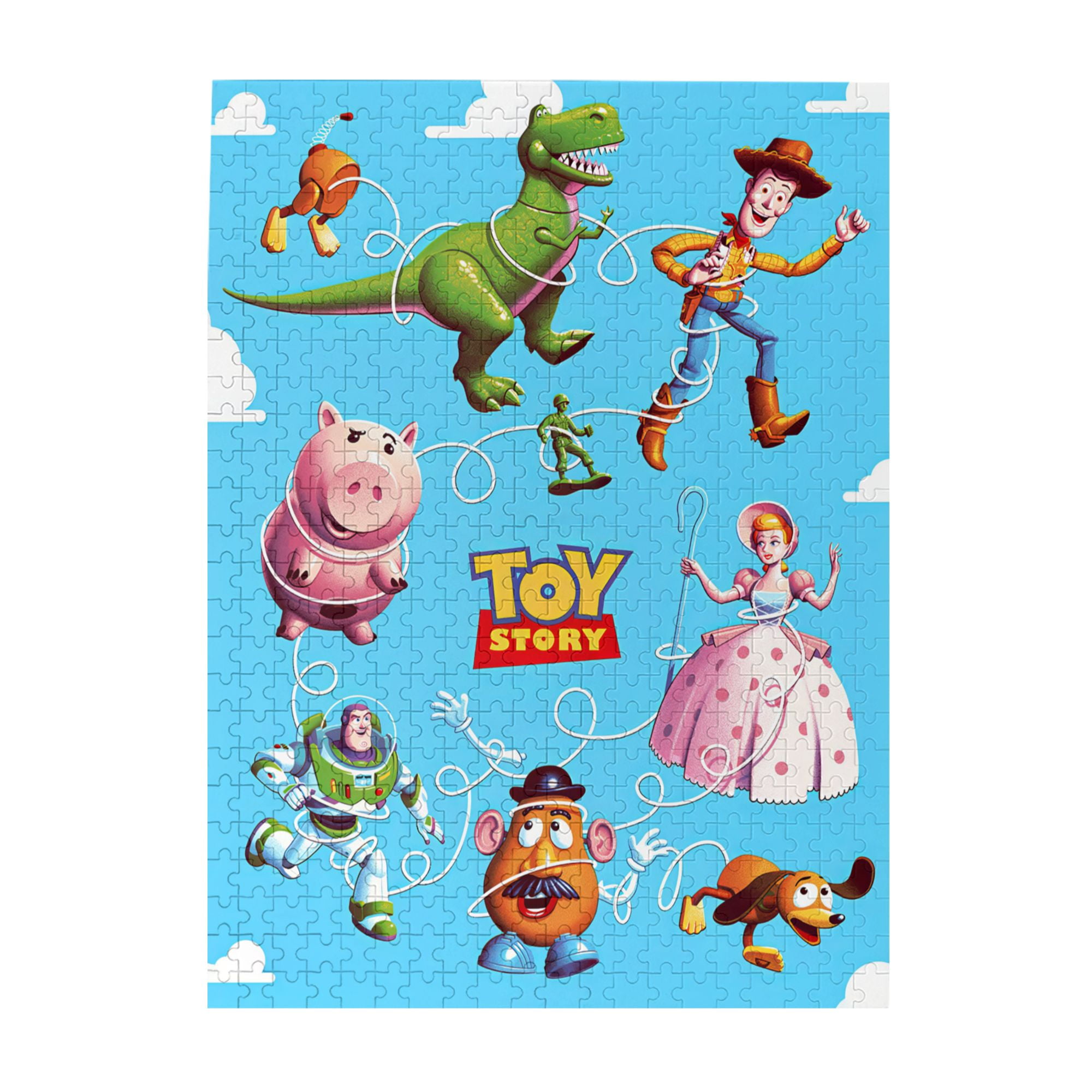 Toy Story Wooden Puzzle 500 PCS in Plastic Box, DIY Jigsaw Puzzle for ...