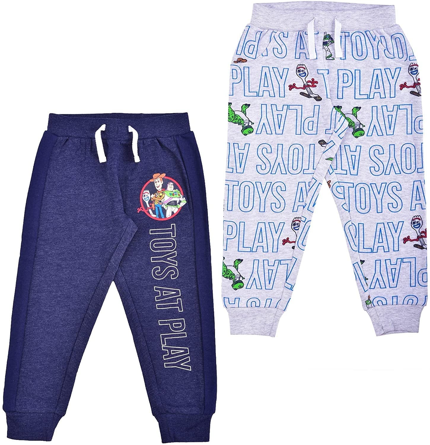 Disney Toy Story Boys 2 Pack Pants for Toddlers and Big Kids - Grey ...
