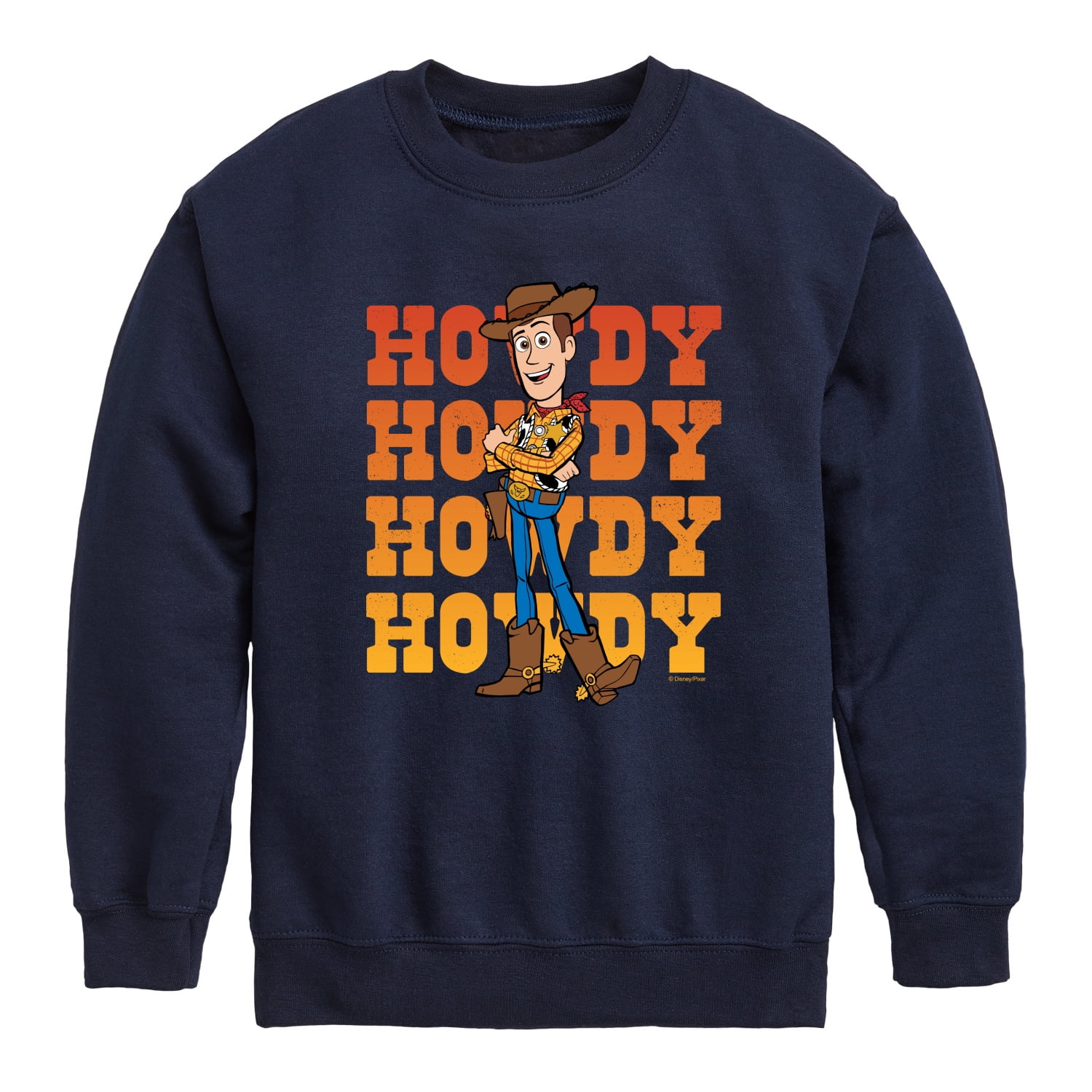 Toy Story - Woody Howdy - Toddler And Youth Crewneck Fleece Sweatshirt ...