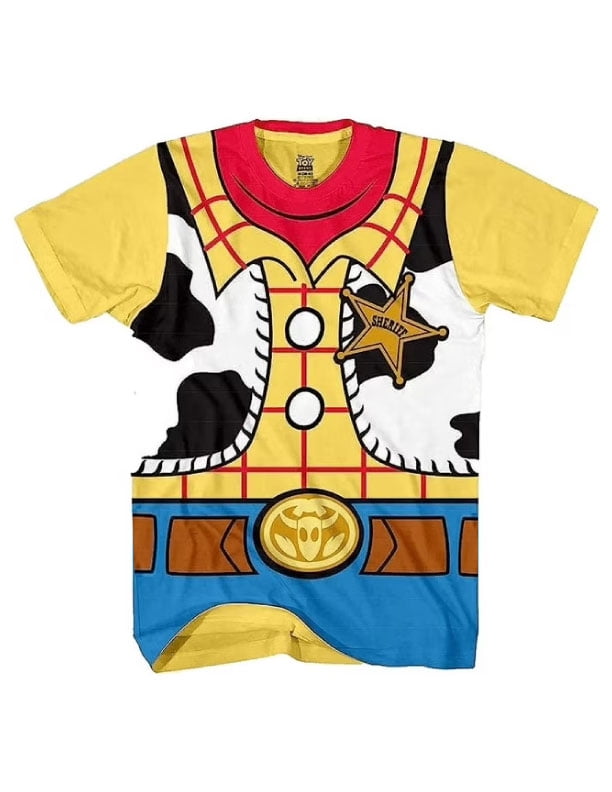 Toy Story Woody Sheriff Cowboy Costume T-Shirt for Little Kids - Short ...