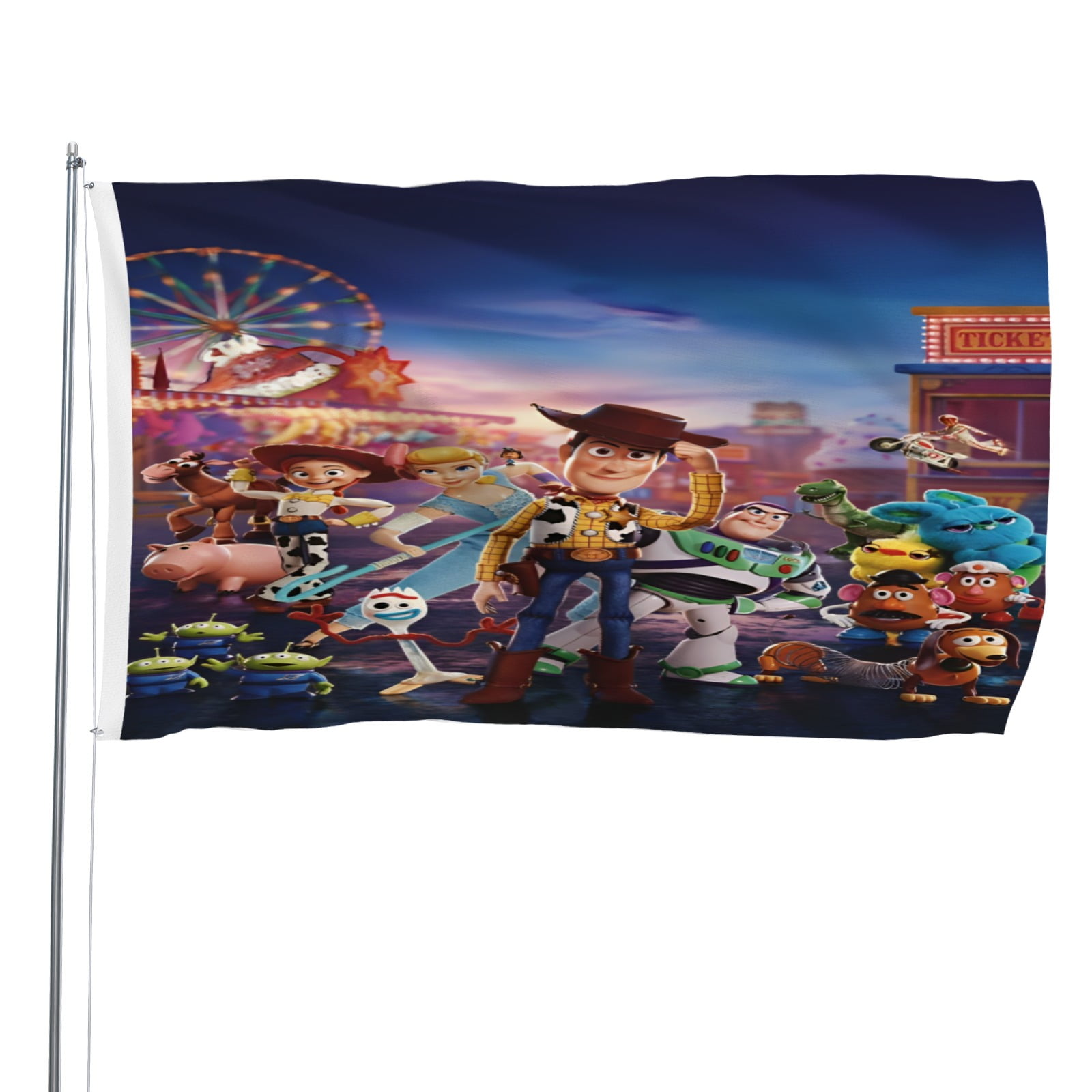 Toy Story flag perfect for outdoor decoration, can be hung indoors ...