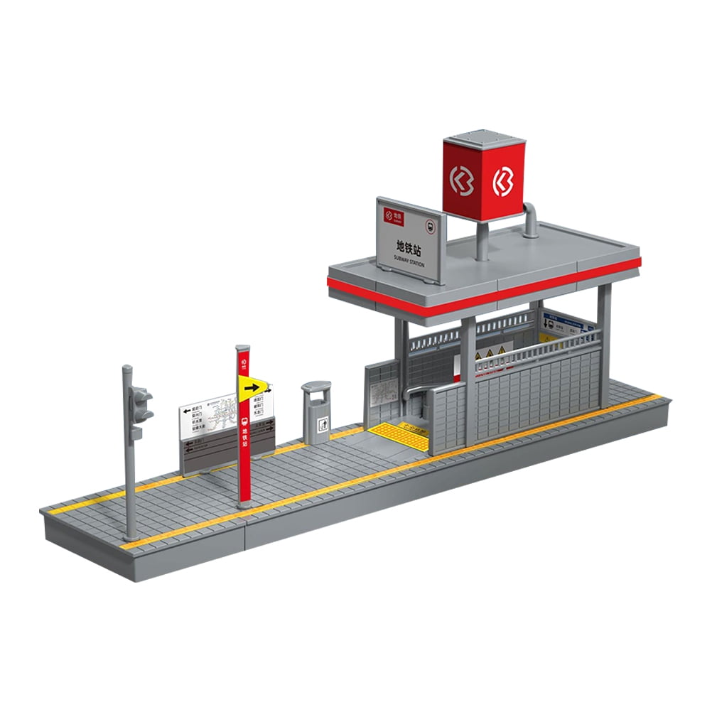 Toy Subway Platform Simulation Subway Platform Model Subway Railway ...