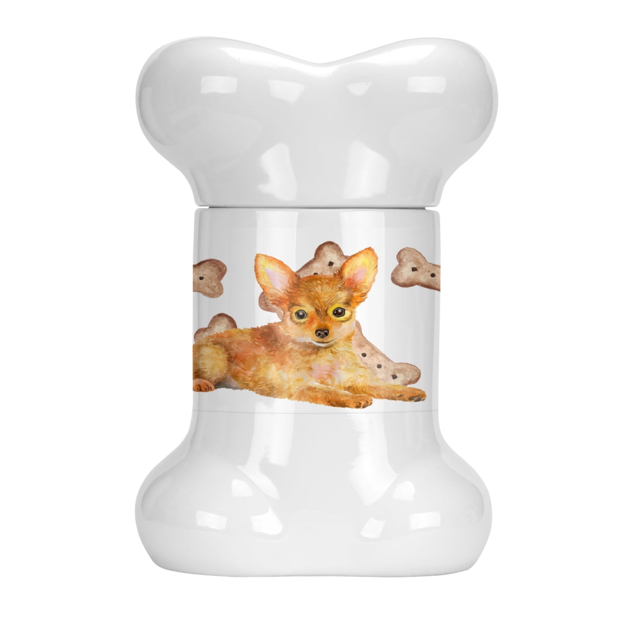 Toy Terrier Bone Shaped Treat Jar - Walmart.com