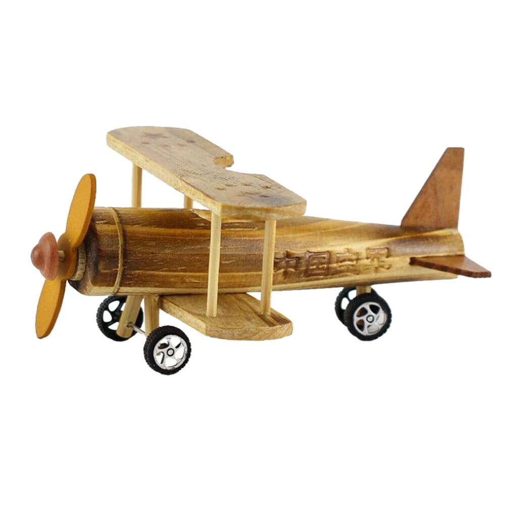 Toy Toys Kids Wood Wooden for Airplane Handcraft Models Bamboo Child ...