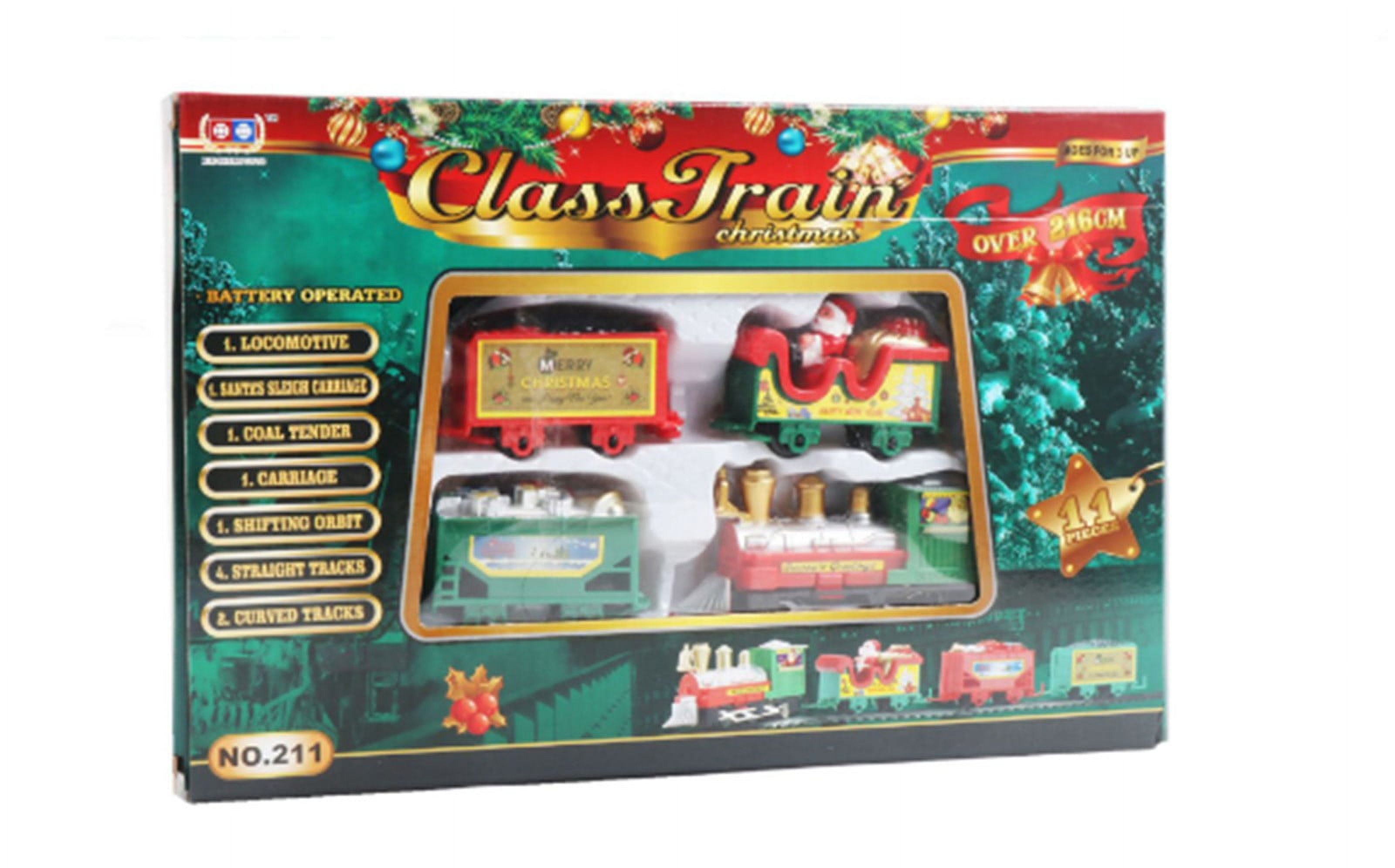 Toy Train Set Christmas Train Set Railway Tracks Battery Operated Toys ...