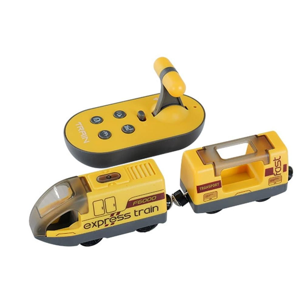 Toy Train Set Remote Control Train, Motorized Trains for wooden track ...