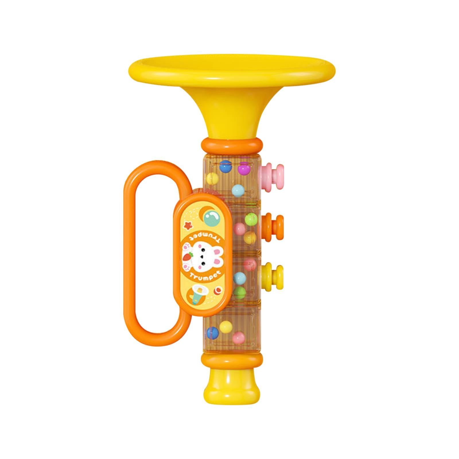Toy Trumpet Playable Colorful Kids Trumpet Cute Developmental Trumpet ...
