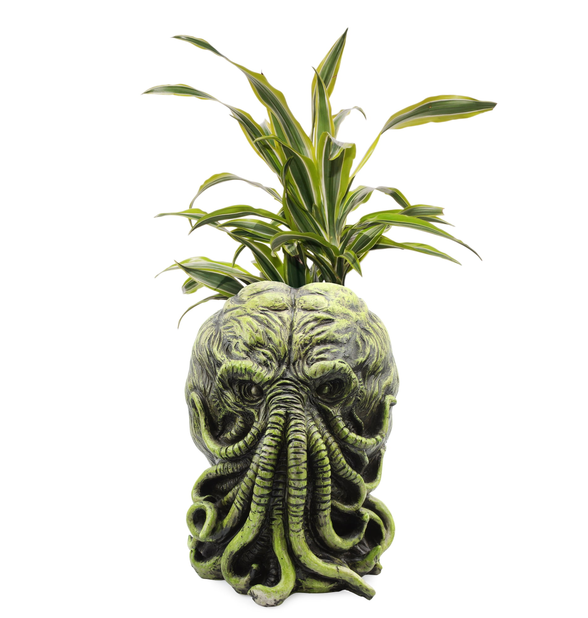 Toy Vault Cthulhu Planter Pot (11-Inch); Large Monster Resin Planter ...