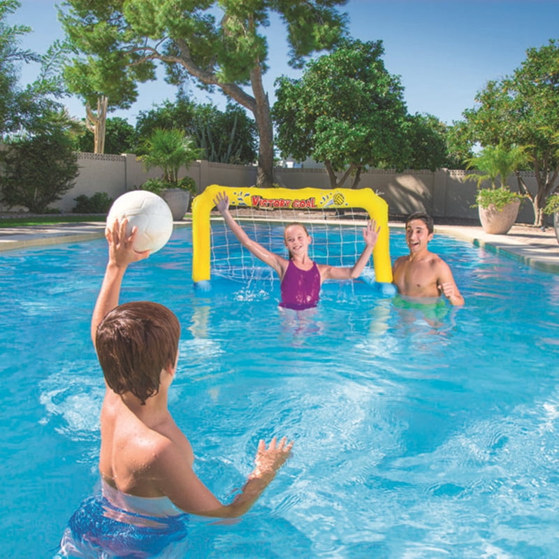Toy Water Volleyball Net Set for Kids Adult Inflatable Swimming Pool ...