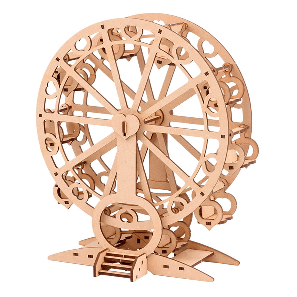 Toy Wooden Ferris Wheel DIY Handcraft Ferris Wheel Mold Wheel Ferris ...