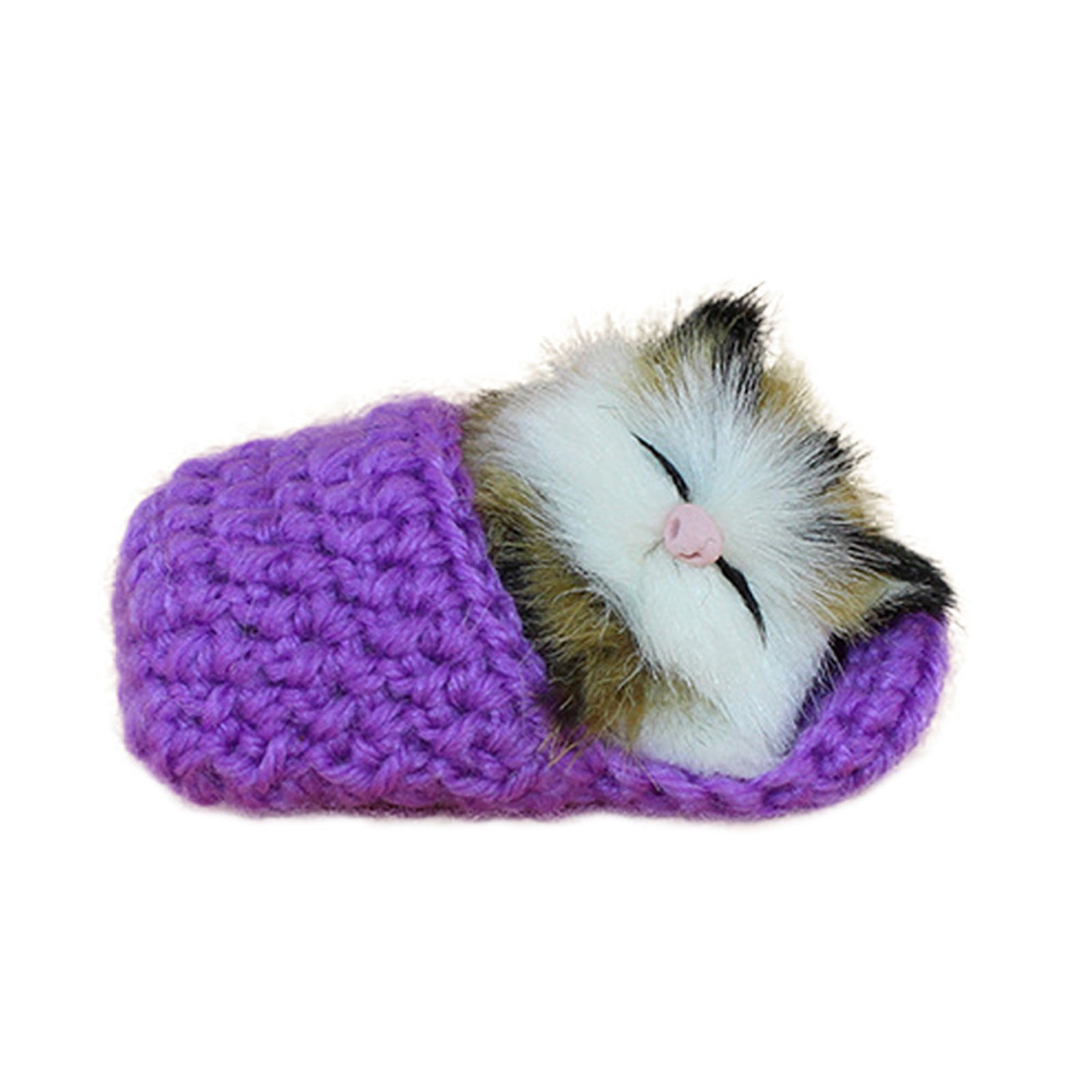 Toy by Cute Sleeping Cat Slippers Sounding Animal Toy for Kids ...