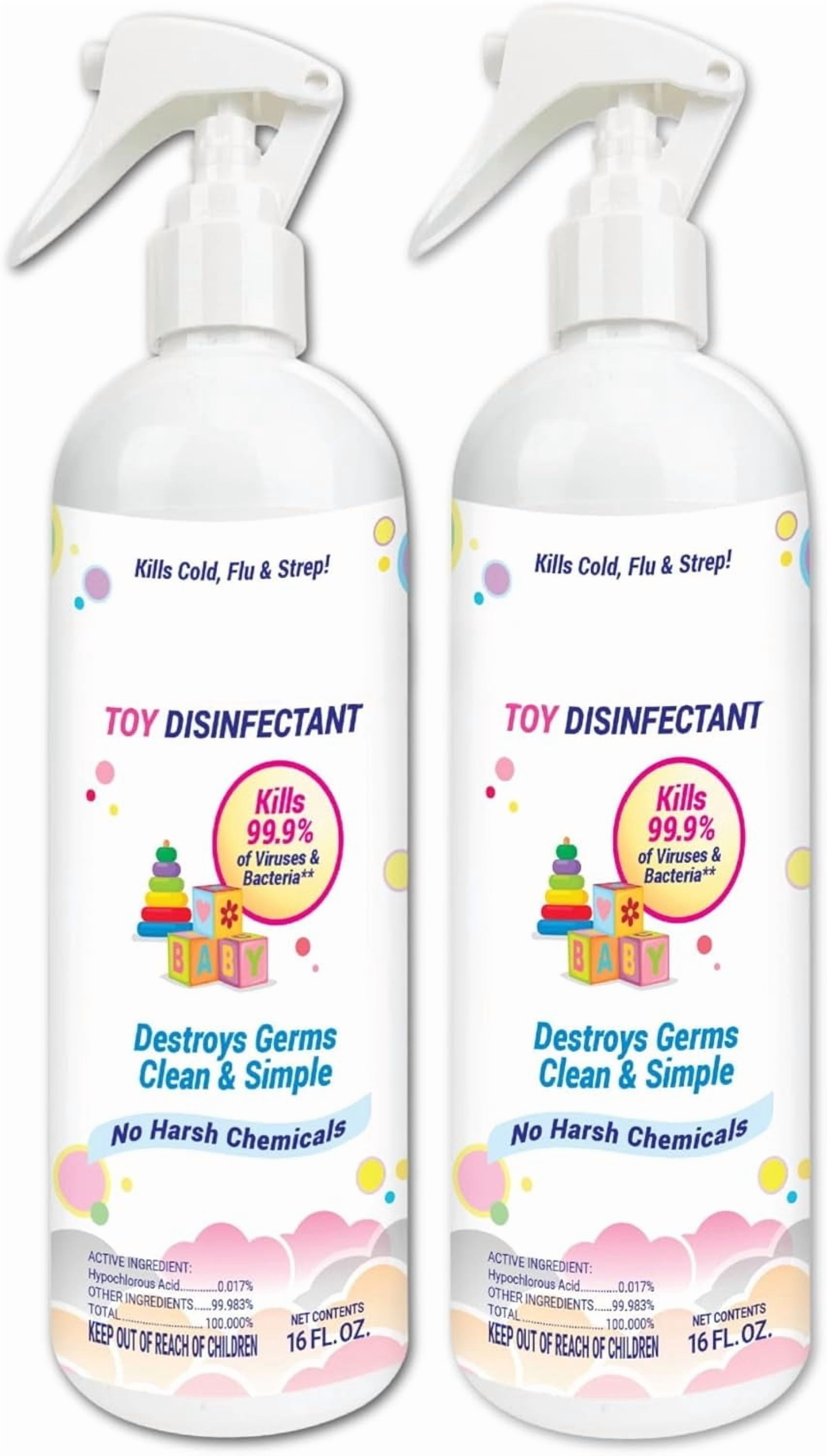 Toy disinfectant spray kills 99.9% of viruses and bacteria, no rinsing ...