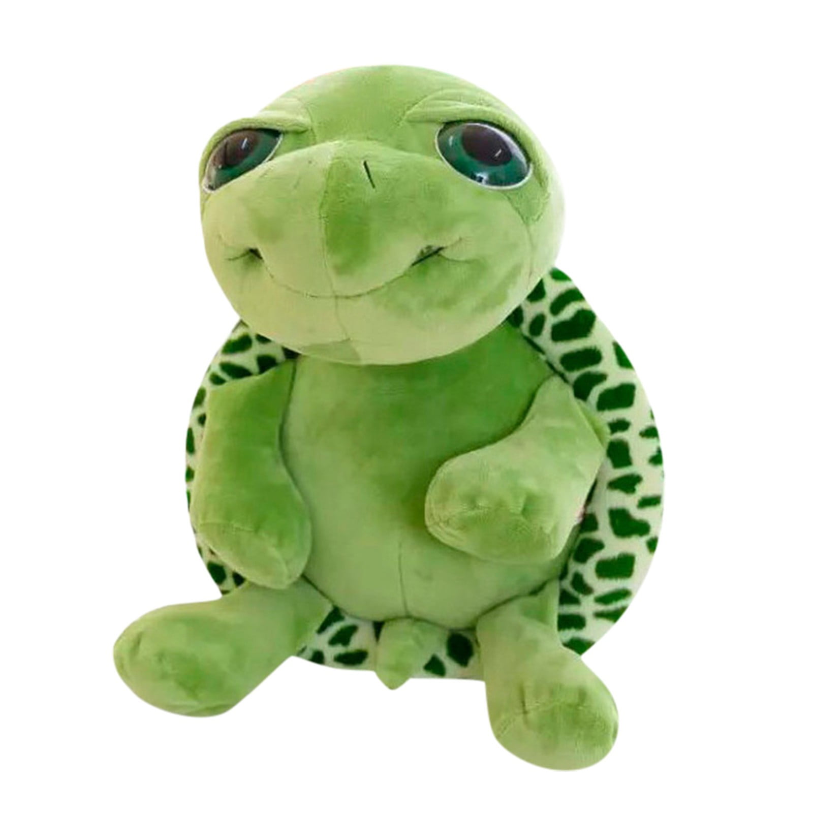 Toy for Kids—Adorable Green Turtle Stuffed Animal with Big Eyes and ...