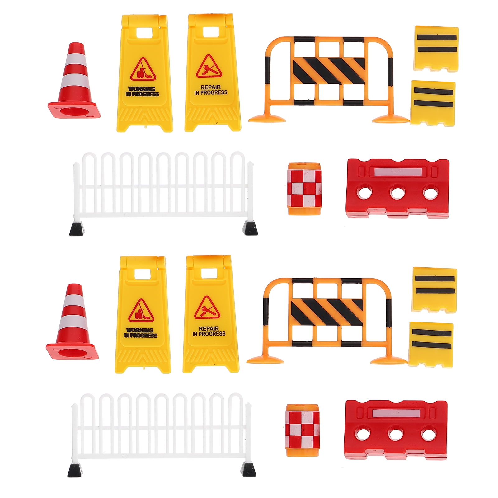 Toy for Kids Road Sign Barricade Traffic Cones and Signs Wooden Toys ...