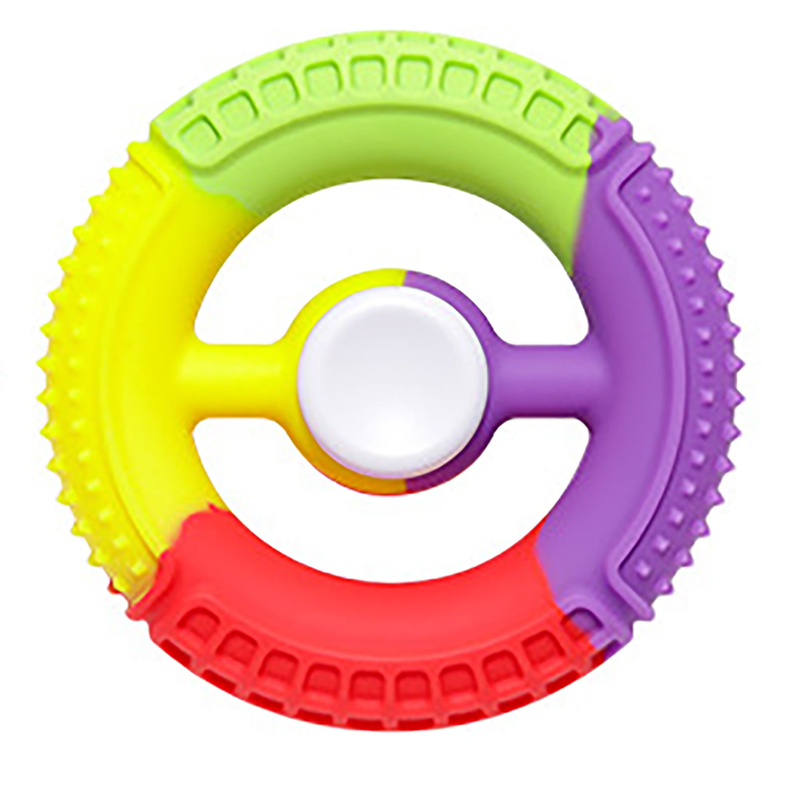 Toy for Kids Sensory Round Grip Ring Stress Decompression Finger Toy ...