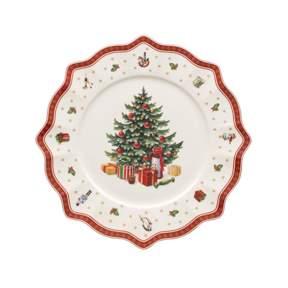 Toy's Delight Red and White Buffet Plate - Walmart.com