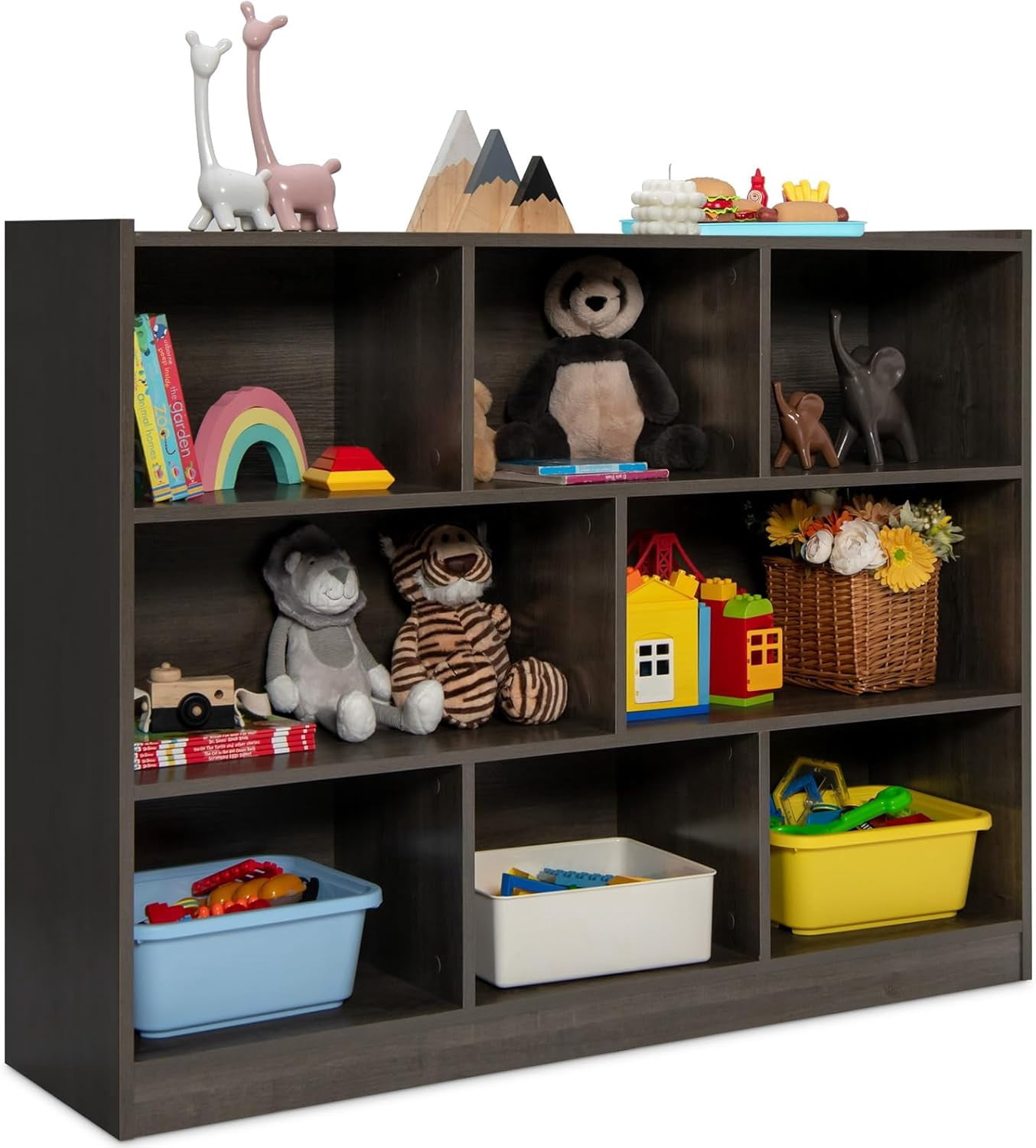 Toy storage organizer, display shelf cabinet for organizing books ...