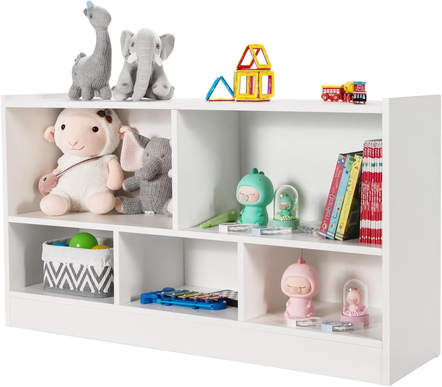 Toy storage organizer, display shelf cabinet for organizing books ...
