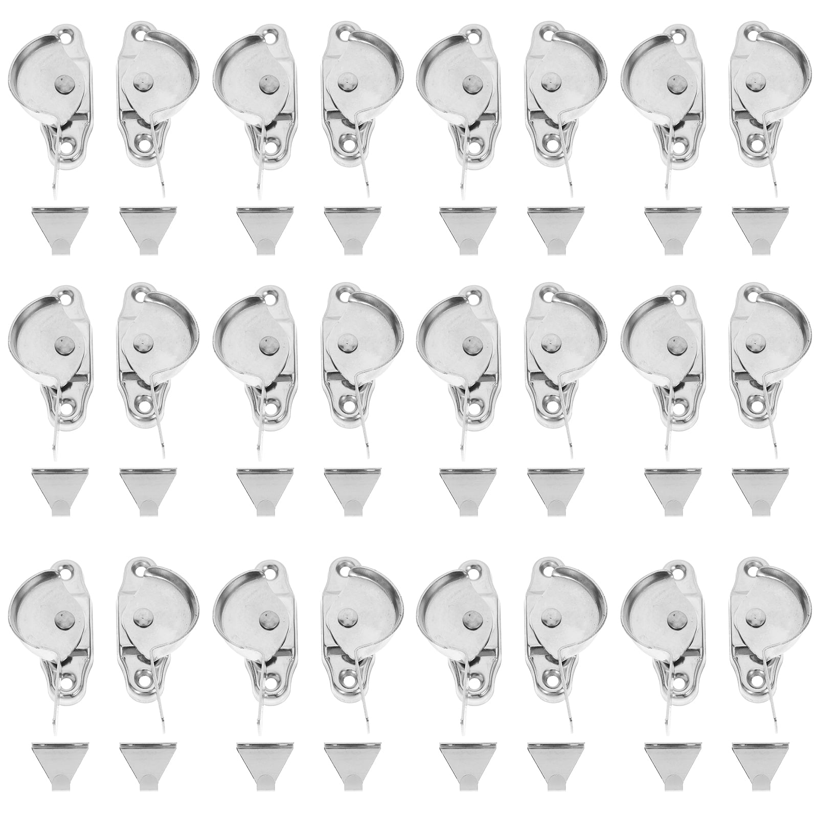 ToyKAKA 12-Pack Stainless Steel Window Locks Crescent Locking Latches ...