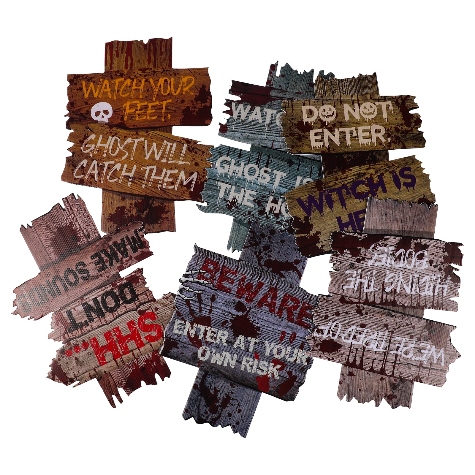 ToyKAKA Sign with Stakes Yard Sign Corrugated Plastic 6 Signs 12 Stakes ...