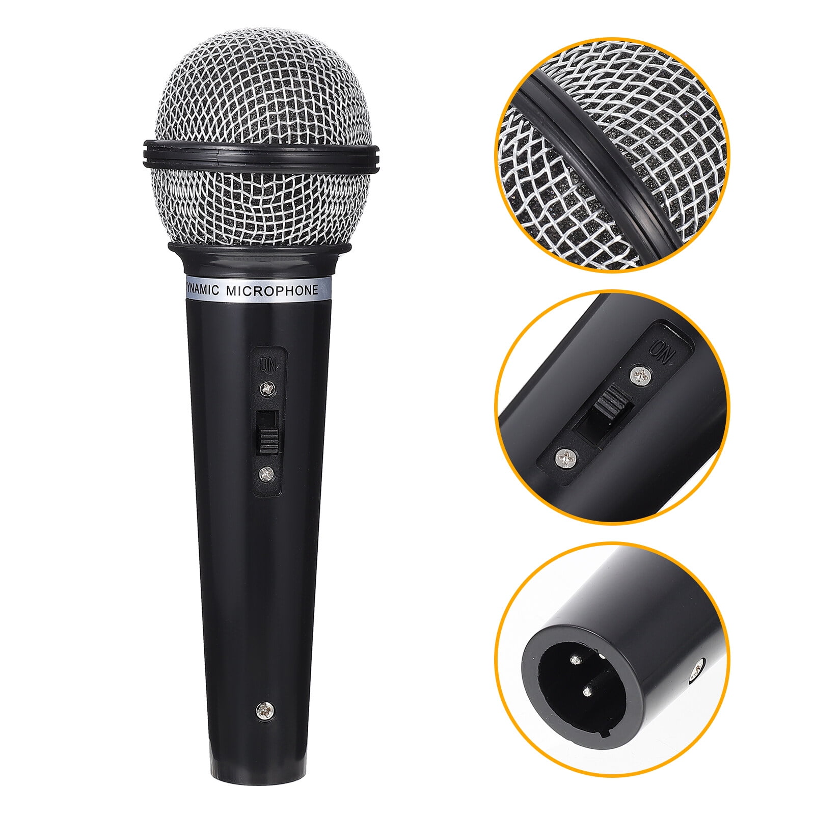 ToyKAKA Microphone Toy, 16.5x5cm Simulated Microphone Kids Microphone ...