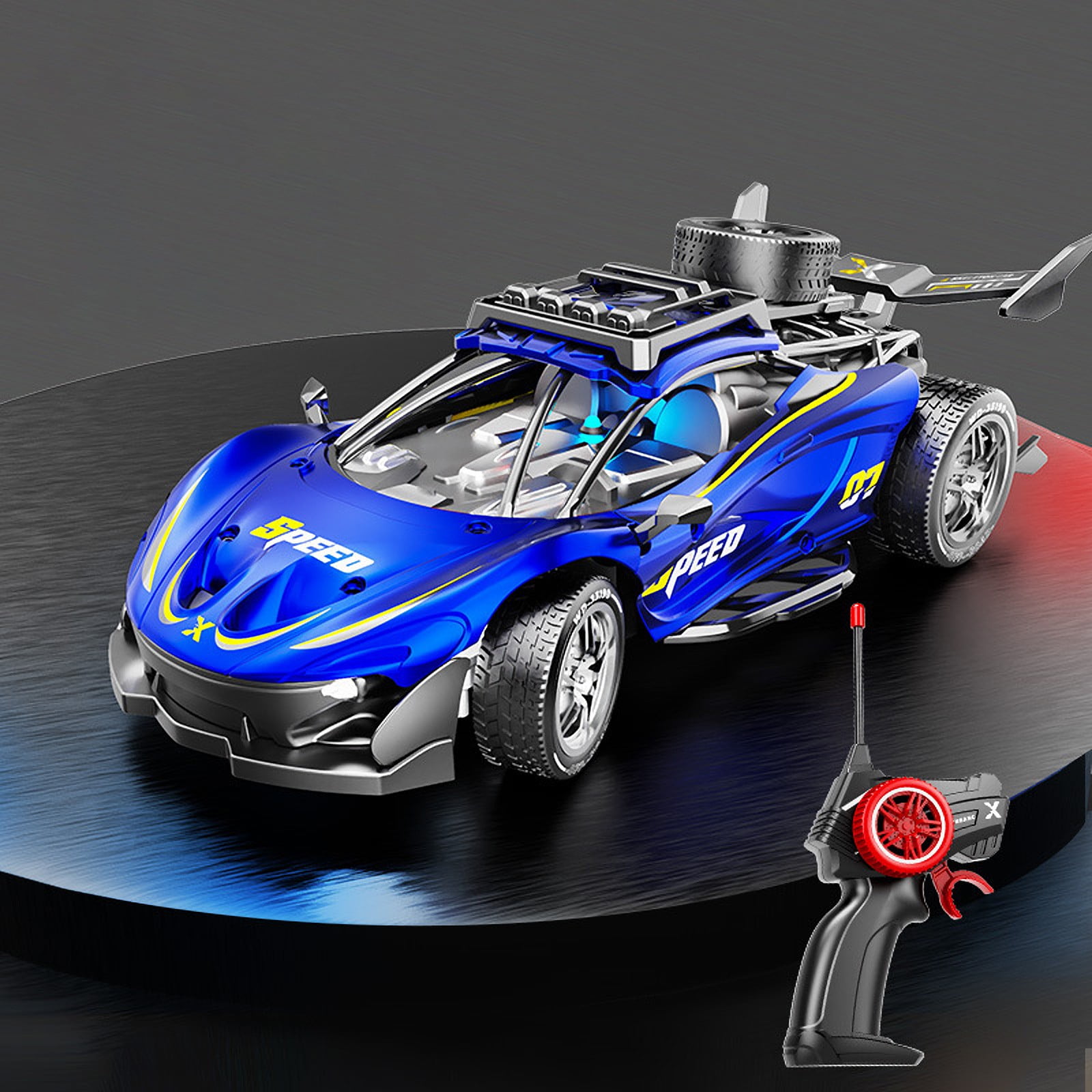 ToyKingdee 1:18 High Speed Remote Control Racing Car Speed Race Drift ...