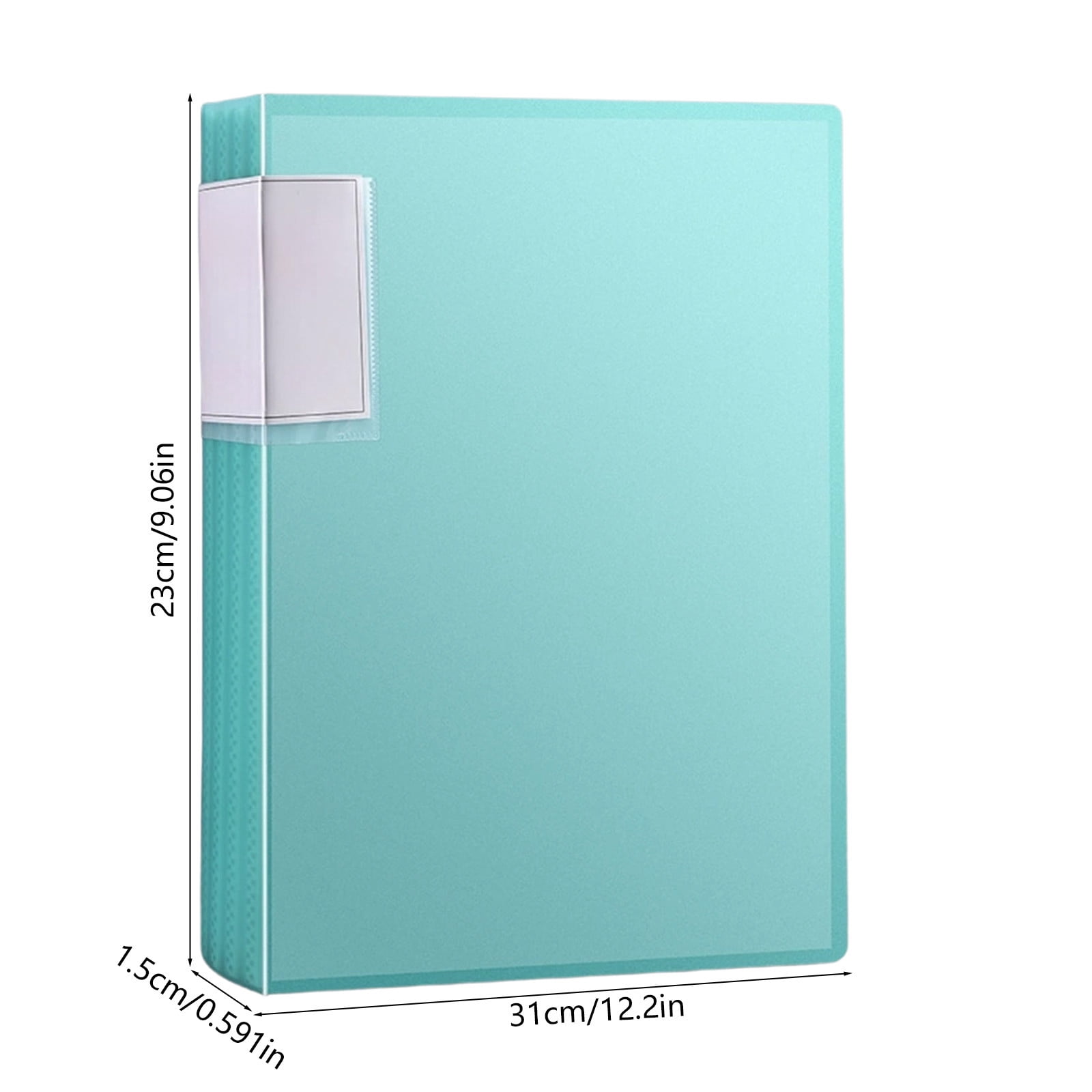 ToyKingdee A4 Semi Transparent Polypropylene Document Folder, Multi ...