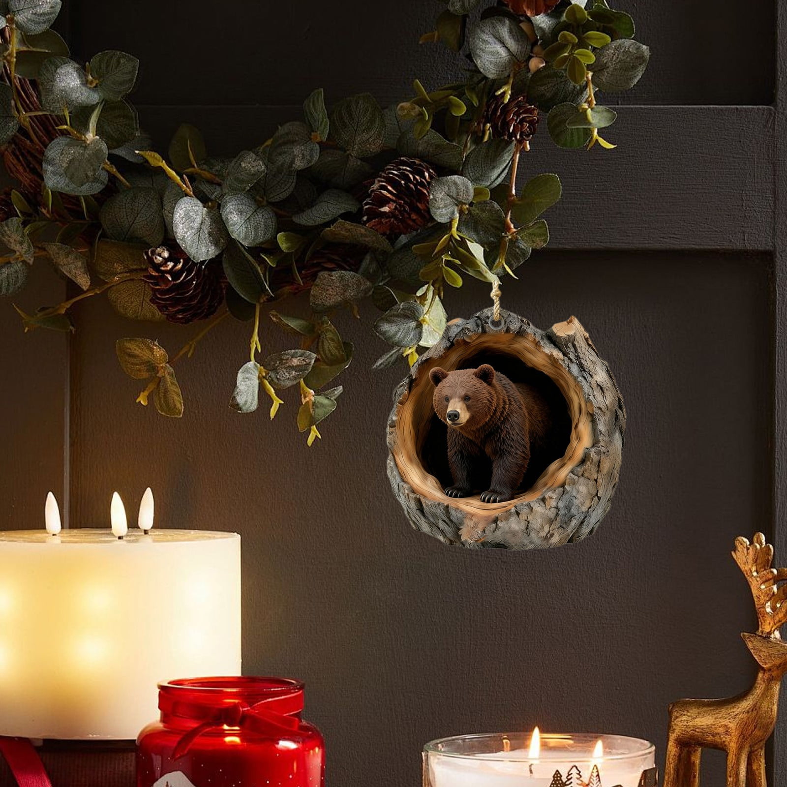 ToyKingdee Animal Christmas Ornaments,Forest Animal Christmas Ornaments ...