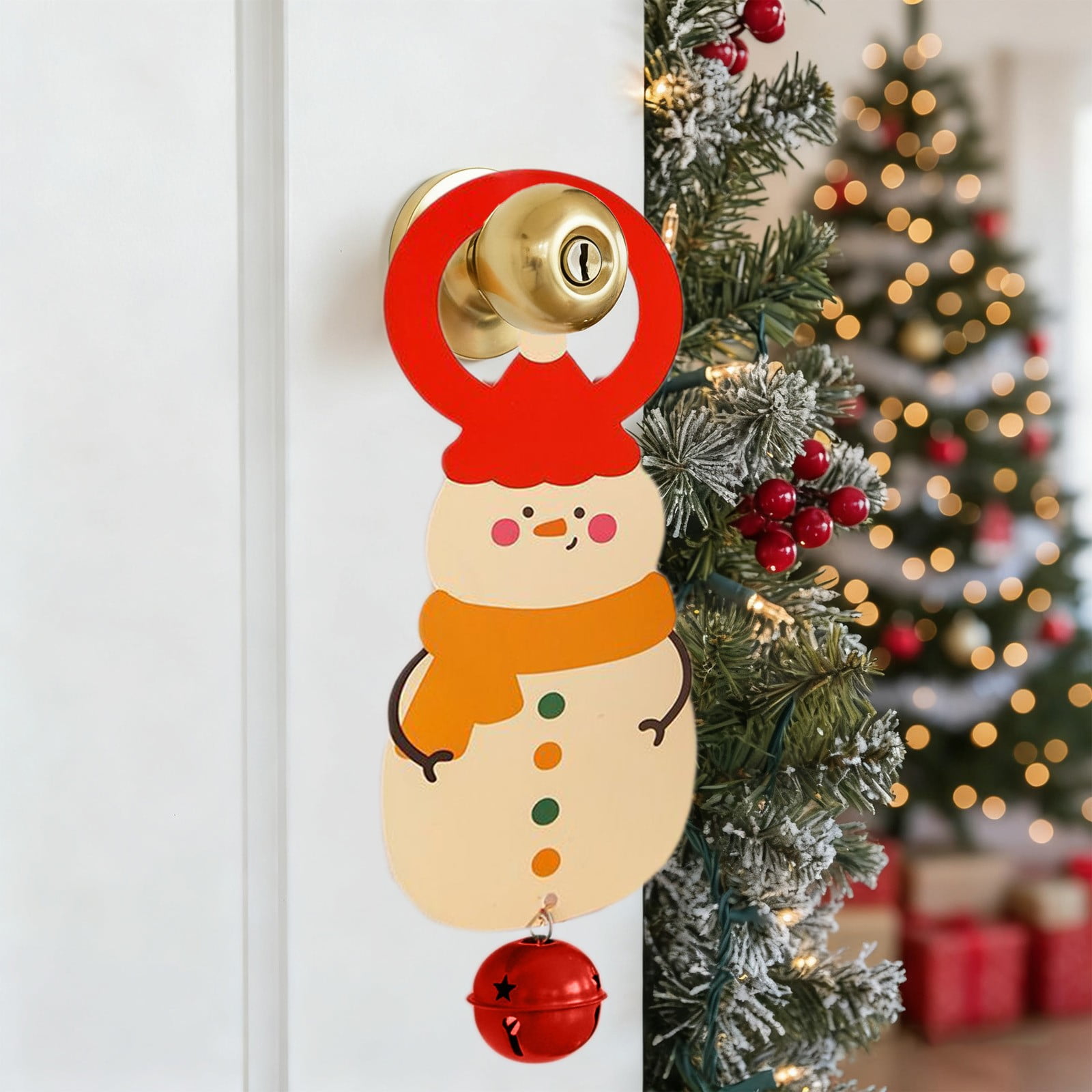 ToyKingdee Christmas Door Hanger Decorations Cute Holiday Doorknob ...
