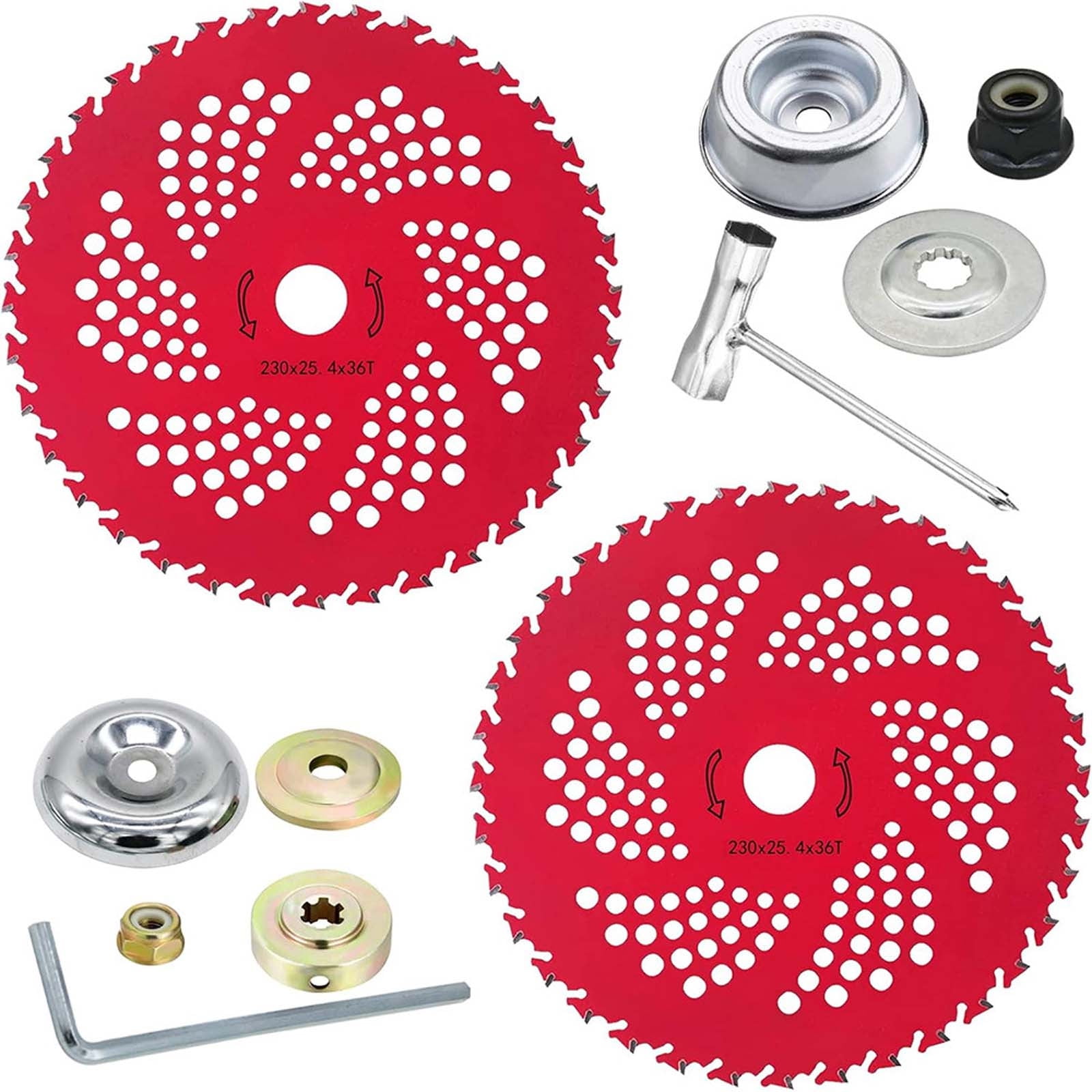 ToyKingdee Circular Saw Blade For Weeds Trimmers Mower Weeding Blade 9 ...