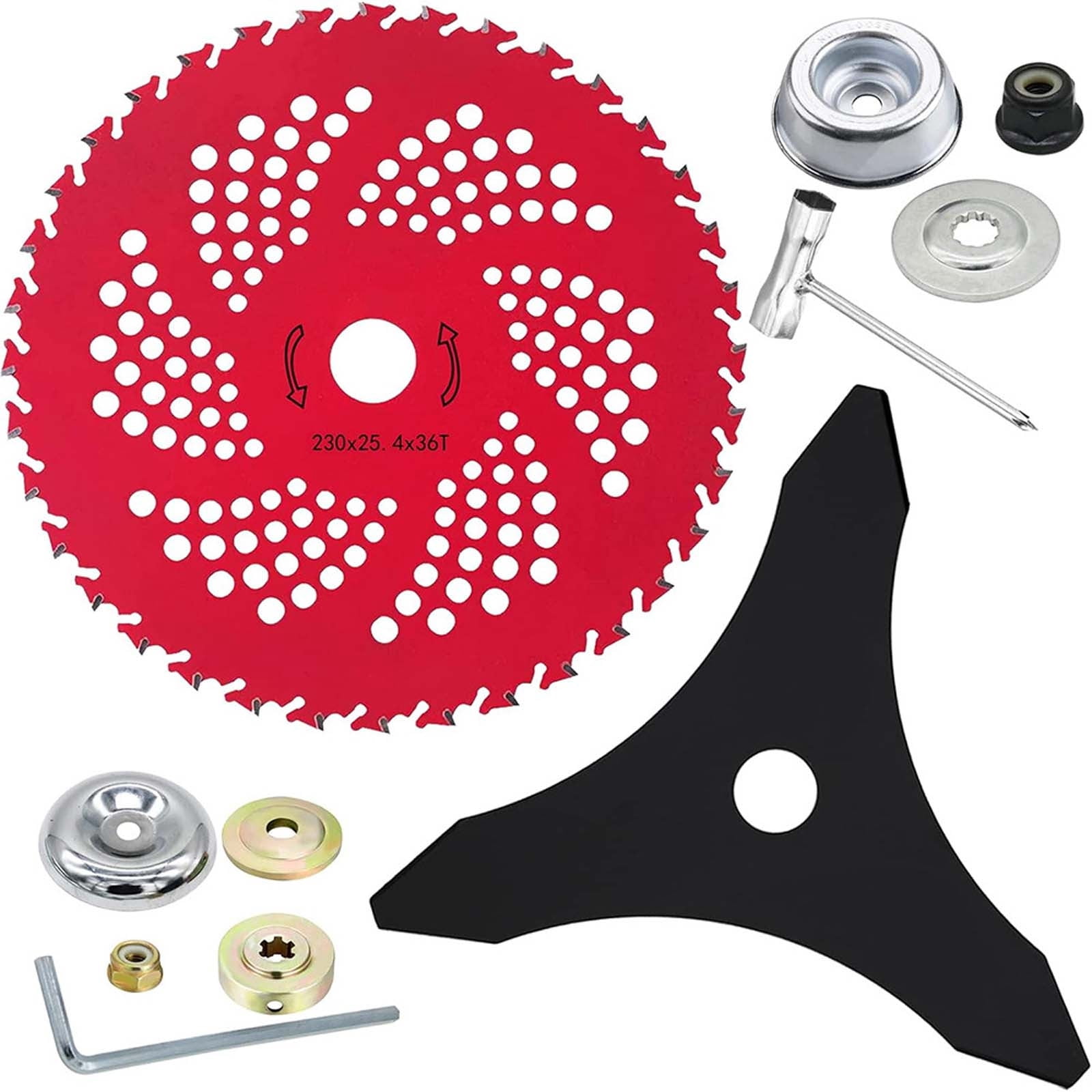 ToyKingdee Circular Saw Blade For Weeds Trimmers Mower Weeding Blade 9 ...