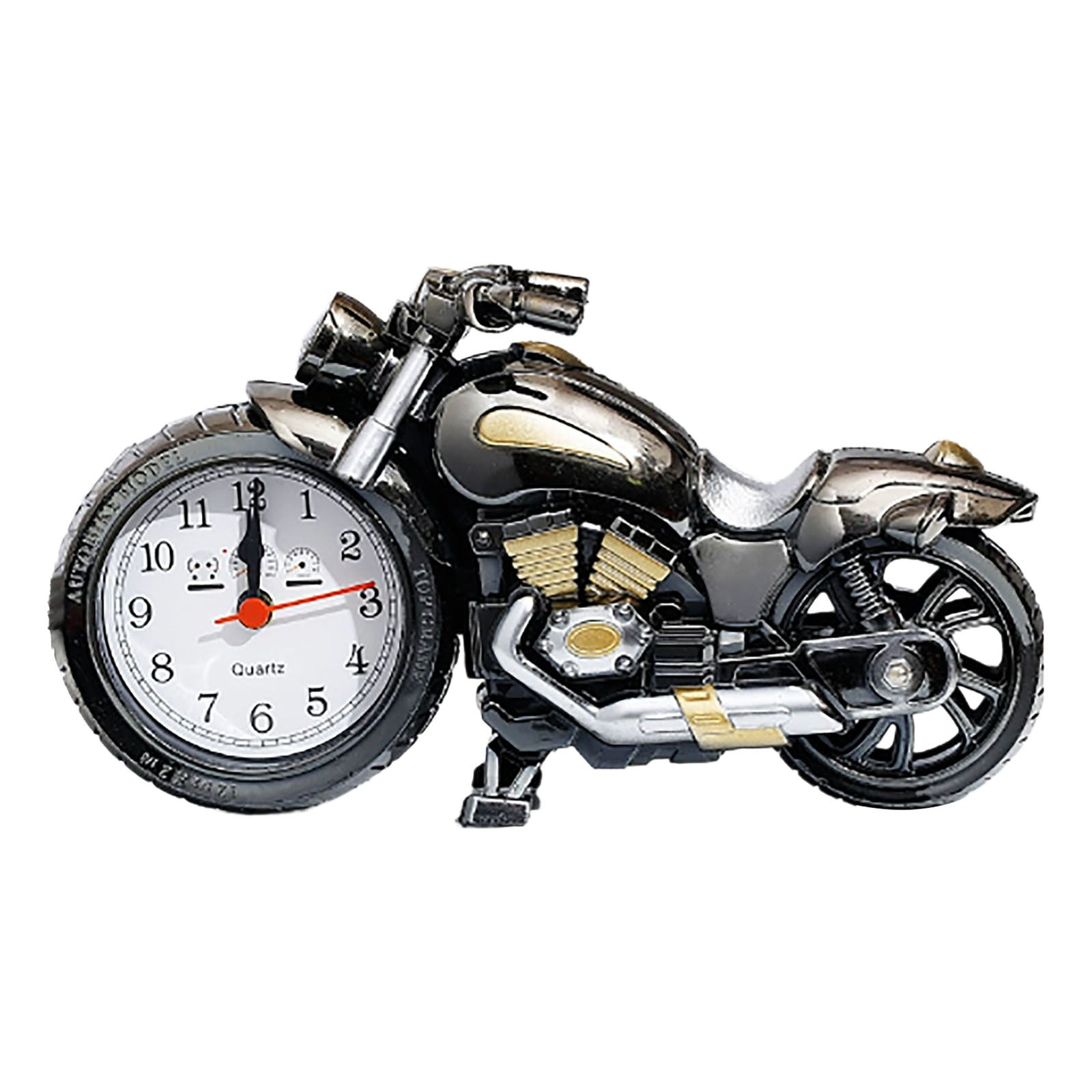 ToyKingdee Creative Motorcycle Shaped Analog Alarm Clock, Decorative ...