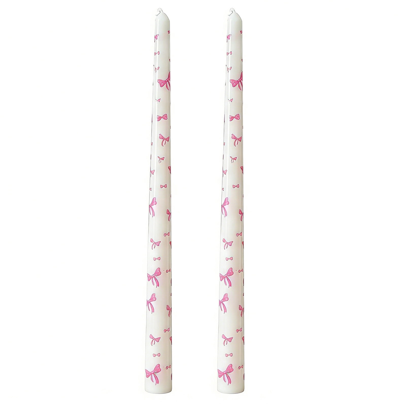 ToyKingdee Elegant French Taper Candles with Printed Floral Design ...